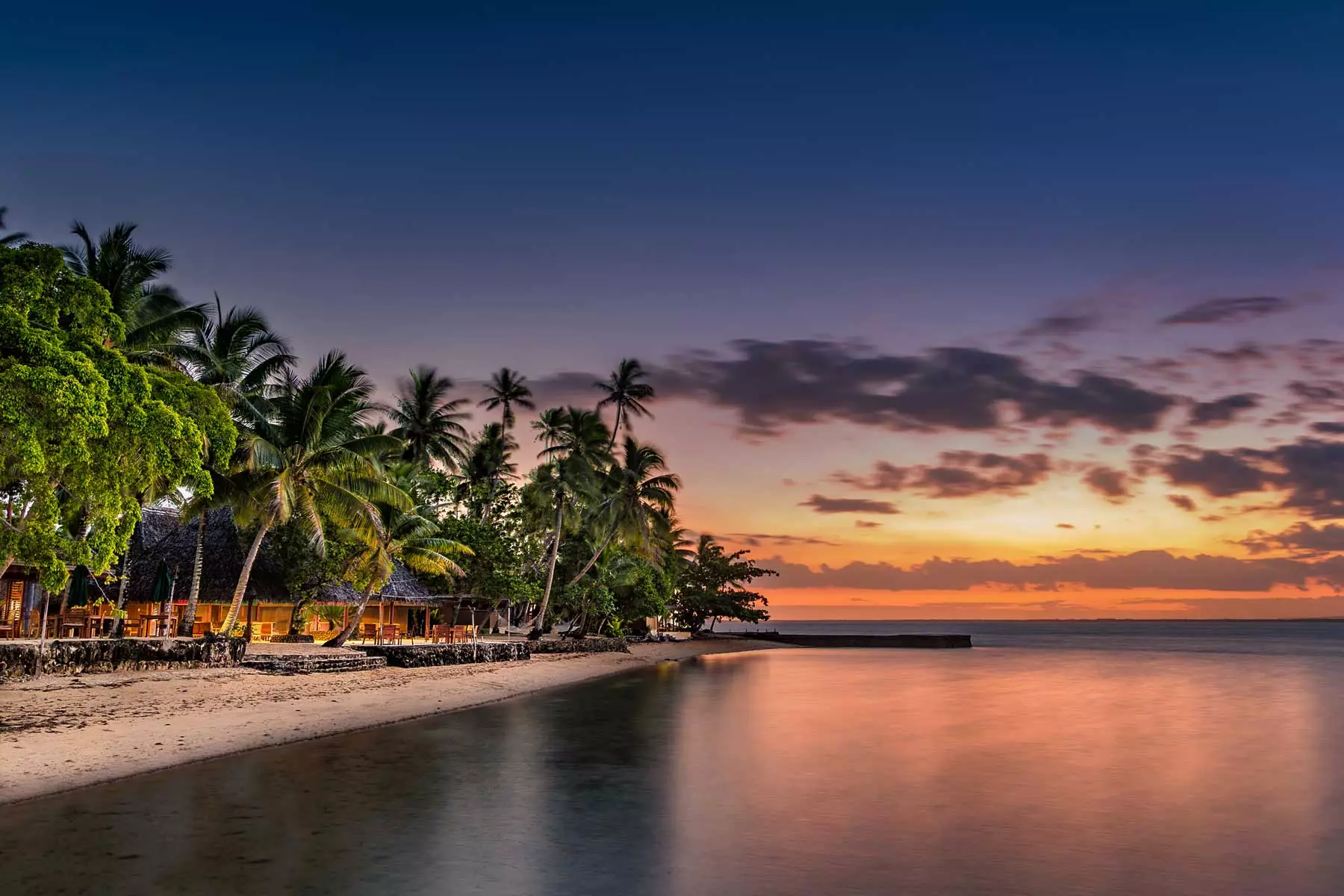 Suva, Fiji nimugoroba