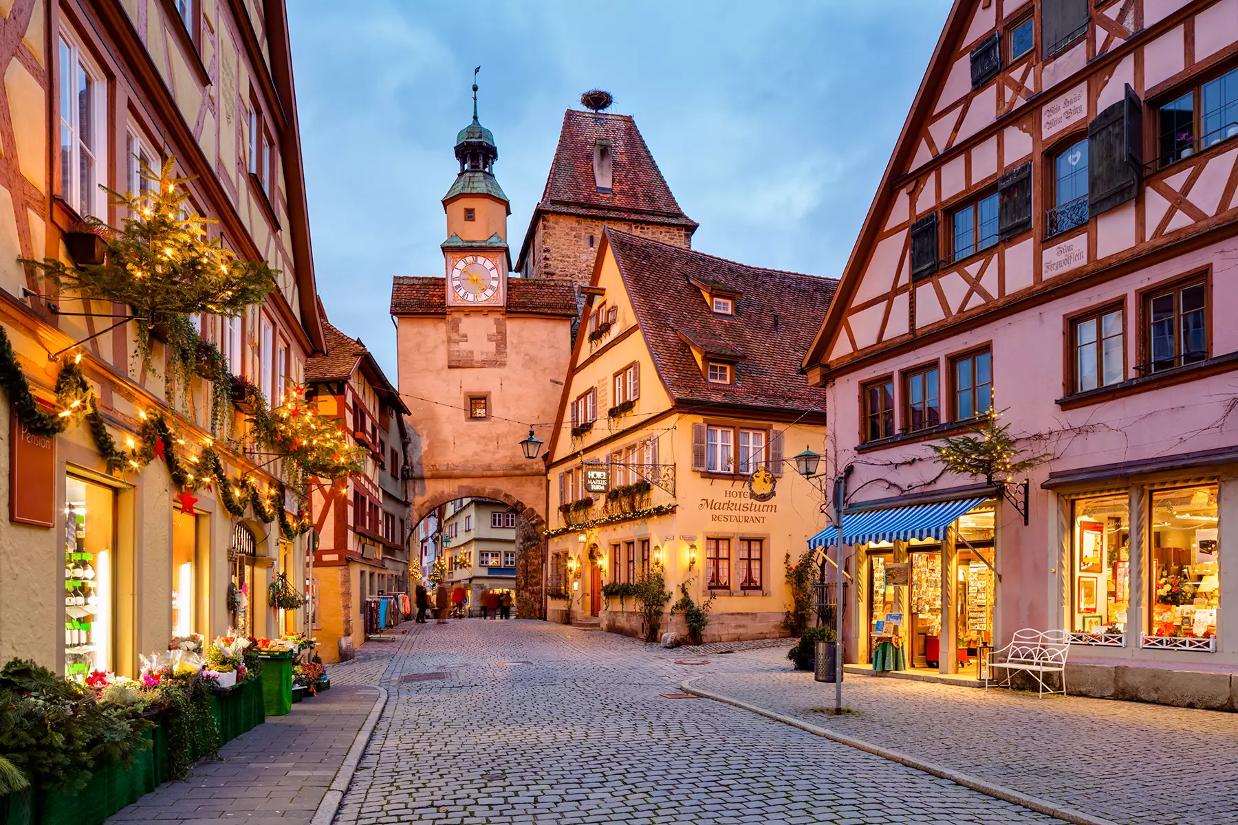 Rothenburg met Kerstmis