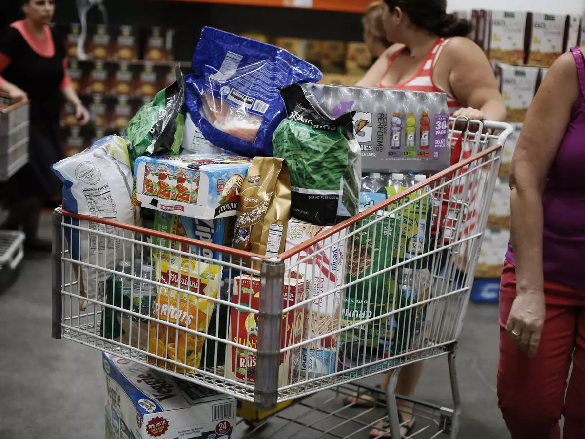 Costco-cesta-de-compra-produtos de marca