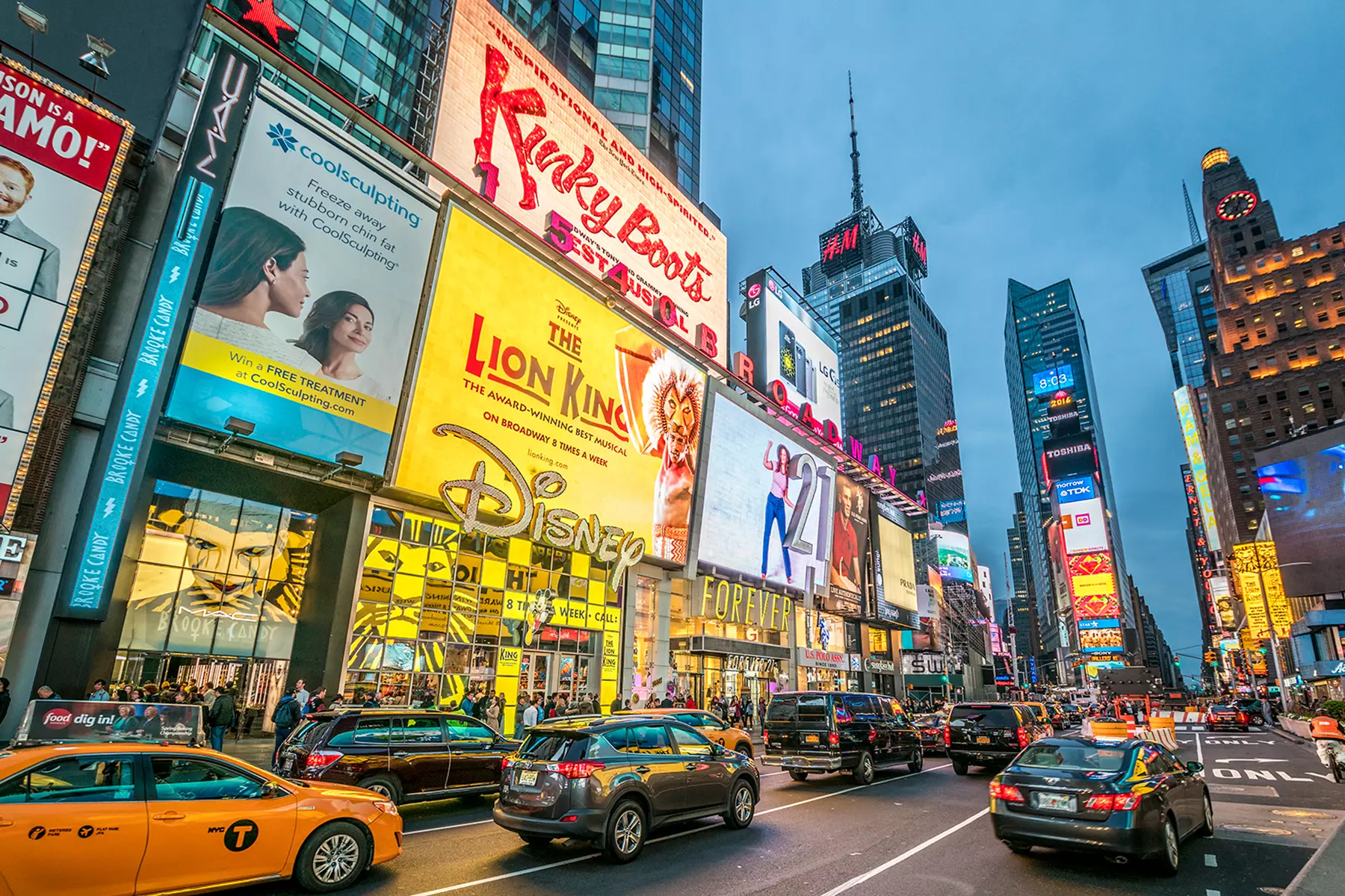 Times Square ביי נאַכט