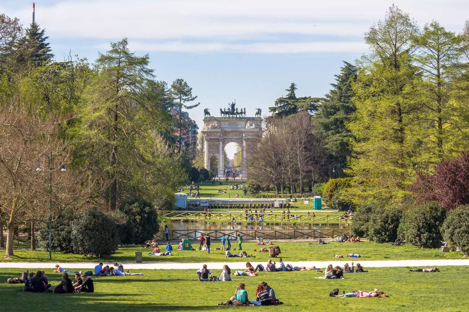 Parco Sempione (Simplon Parkı), Milano