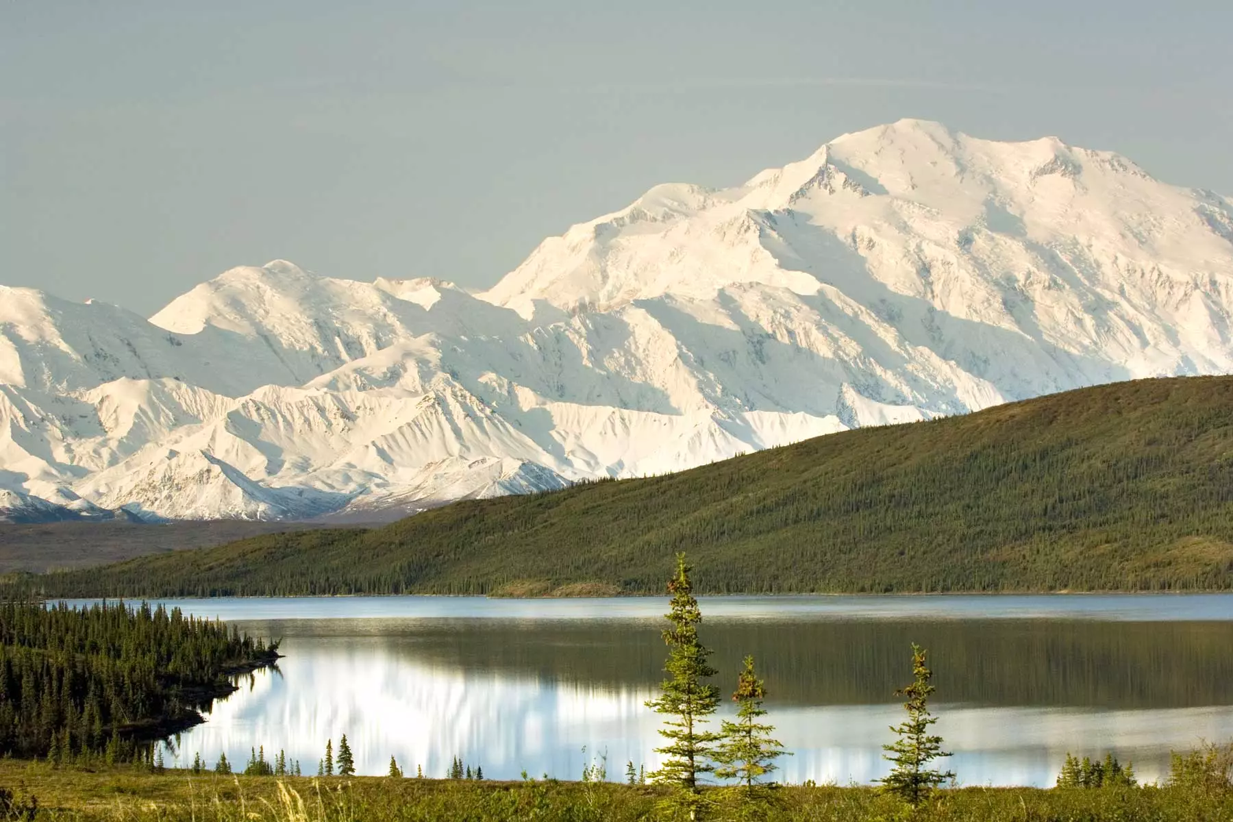 Alaska, parc nacional de Denali, llac Wonder