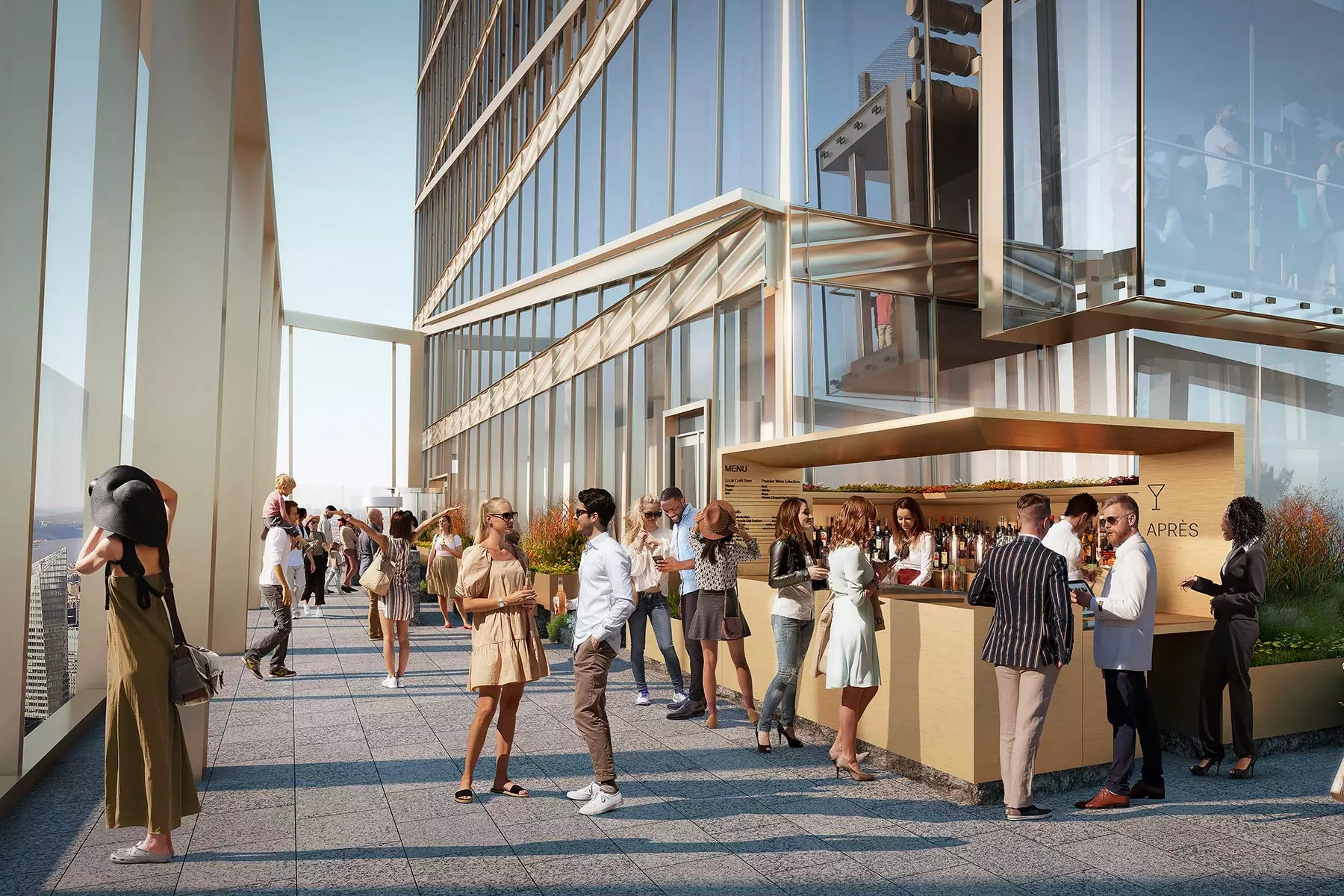 Apres área ao ar livre no Summit One Vanderbilt