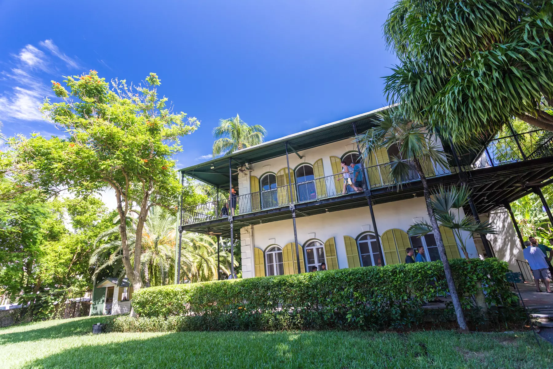 Dom in muzej Ernesta Hemingwaya v Key Westu
