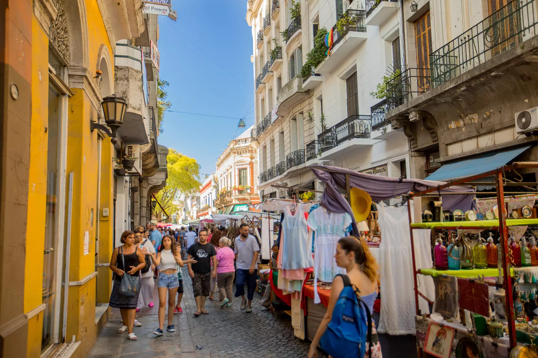 Vista de la Feria de San Telmo