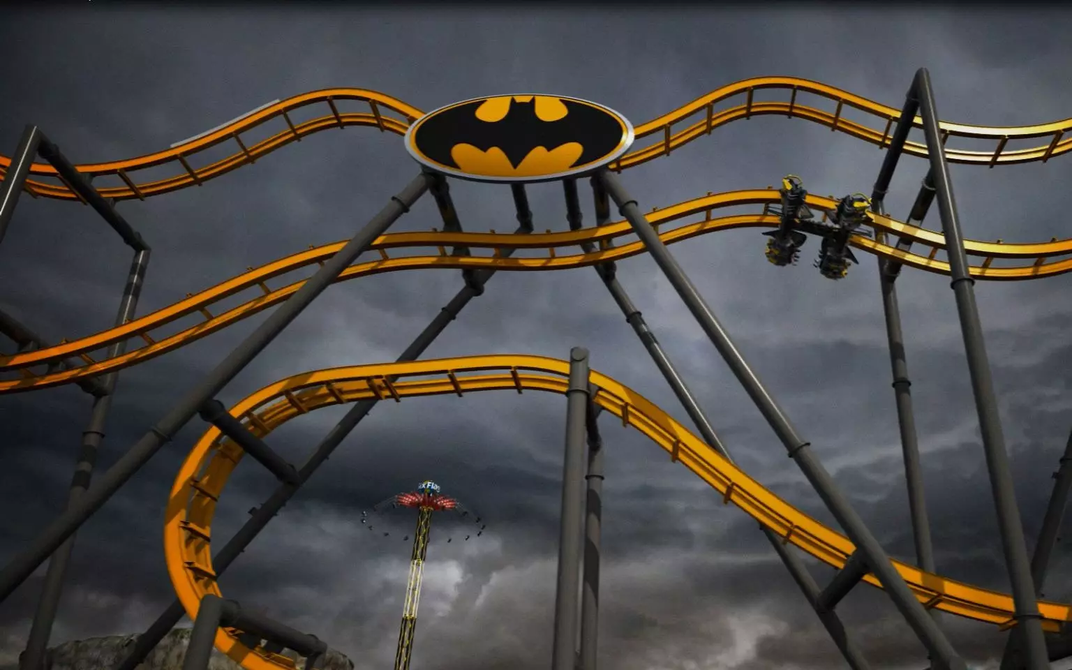 Batman: The Ride, Six Flags Fiesta Texas, ซานอันโตนิโอ, TX