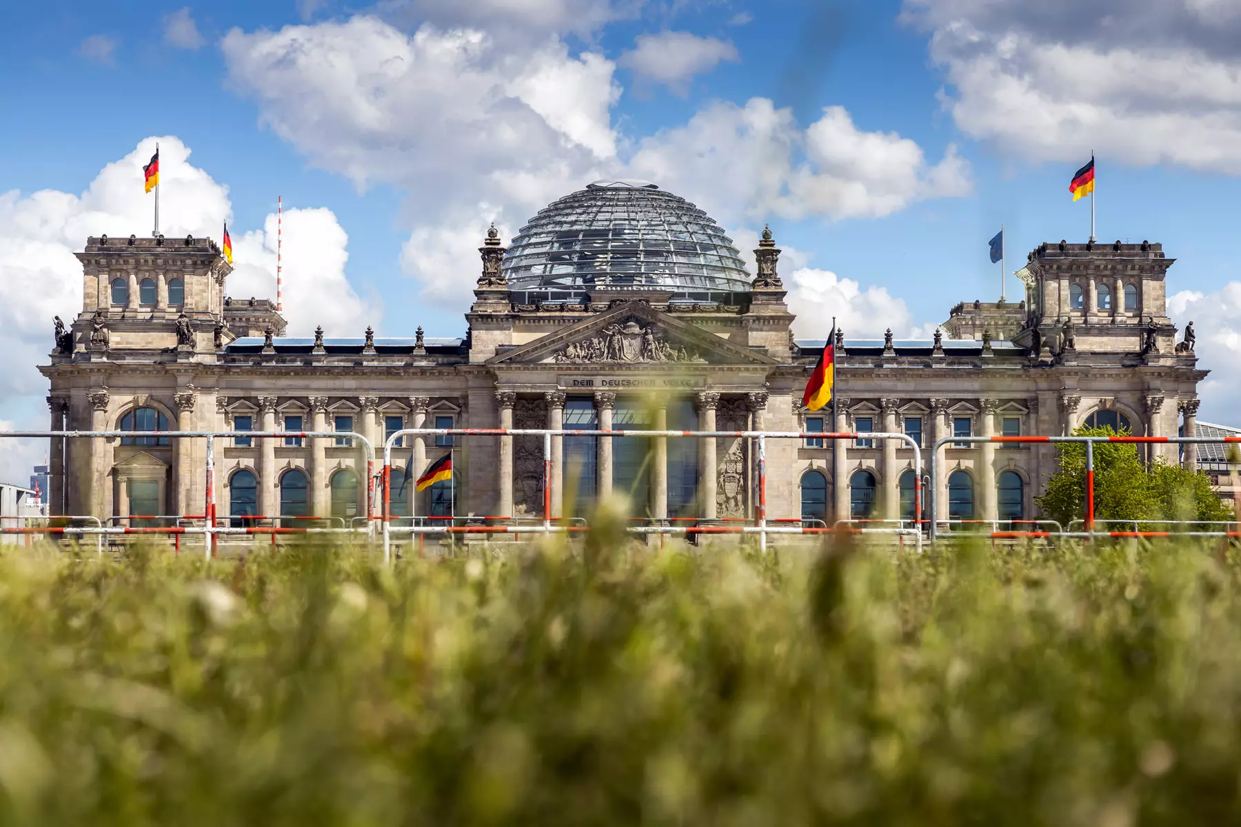 Riksdagsbyggnaden (Deutscher Bundestag, Berlin/Tyskland)