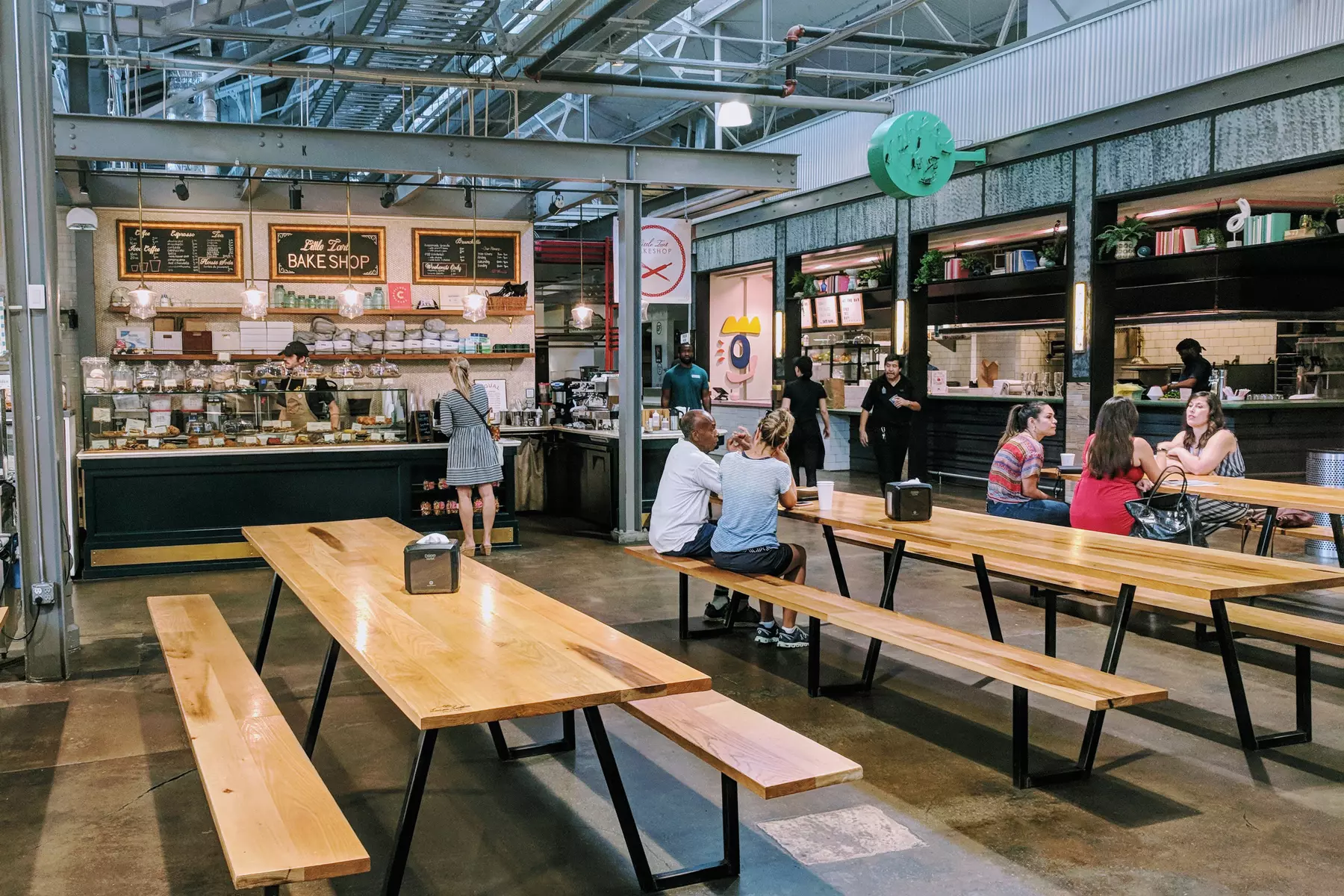 Salón de comidas no mercado da rúa Krog