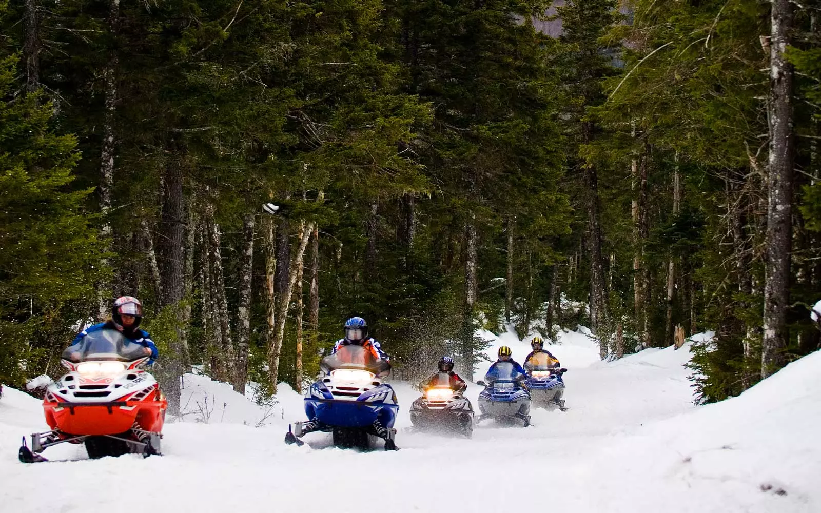 Snowmobiles στο Bretton Woods