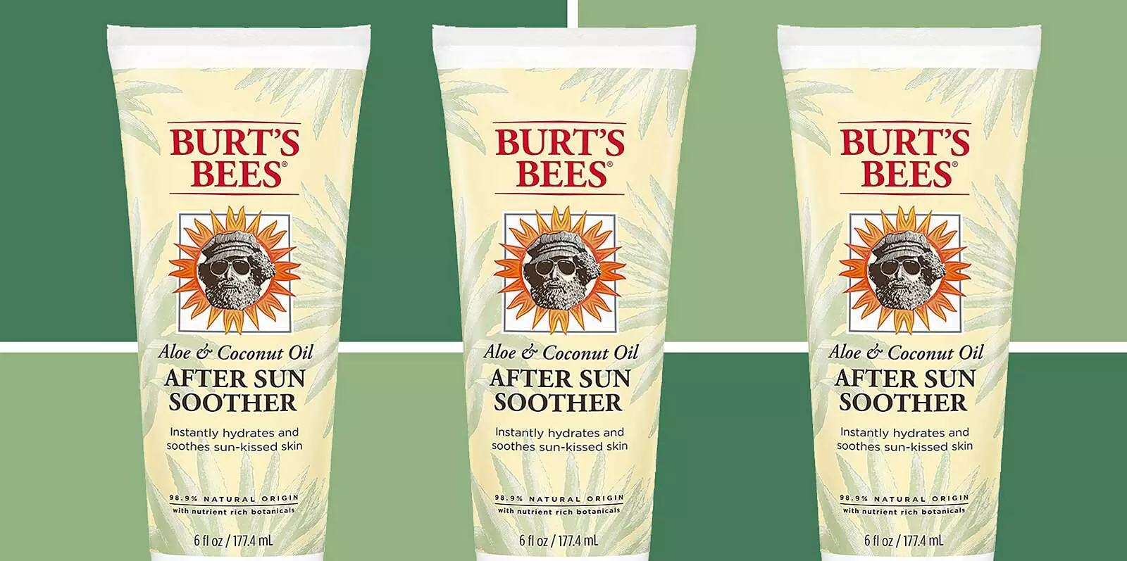 La lotion à l'aloès de Burt's Bees pour soulager les coups de soleil est en vente sur Amazon