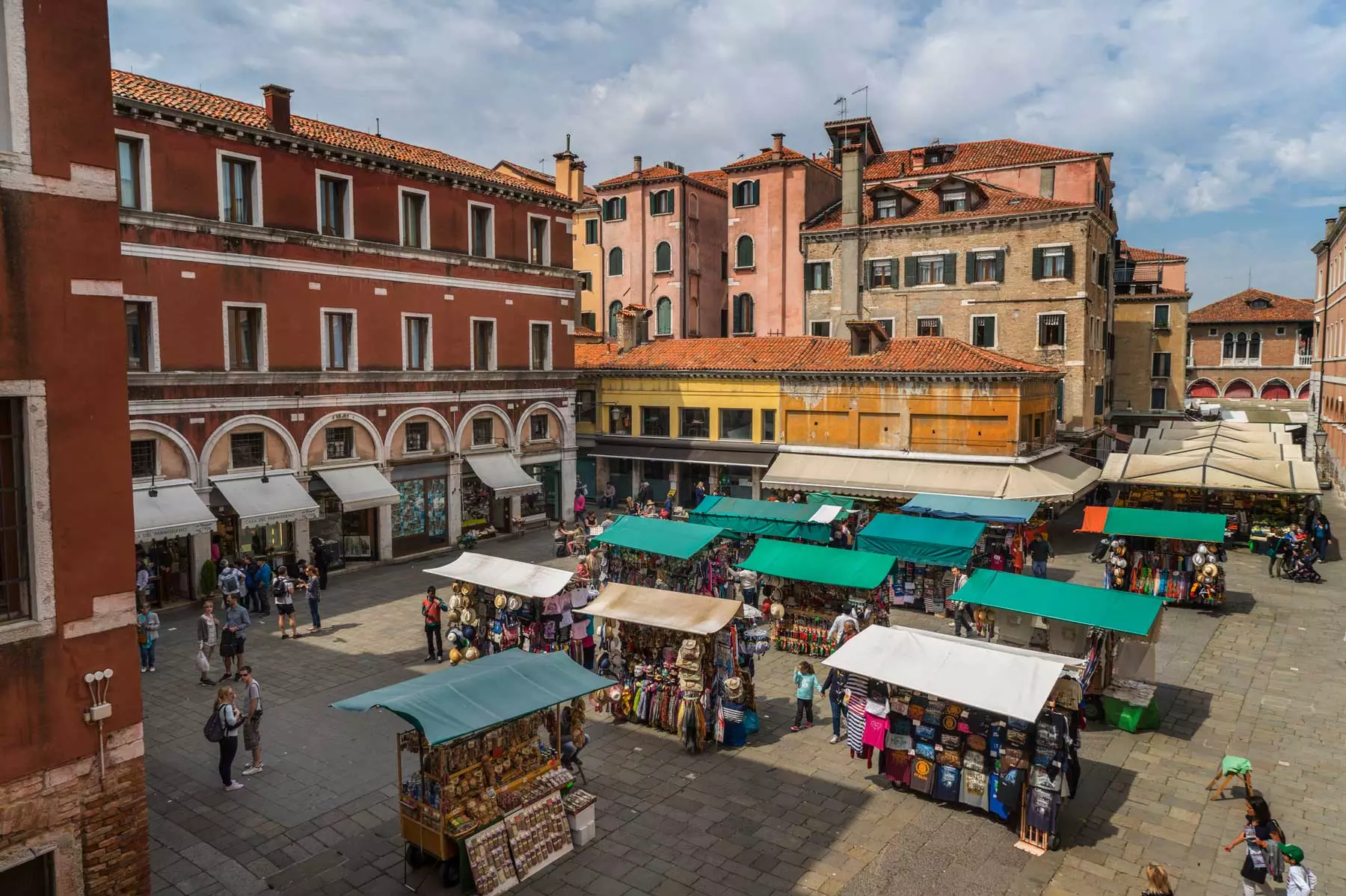 Vista aèria del mercat de Rialto