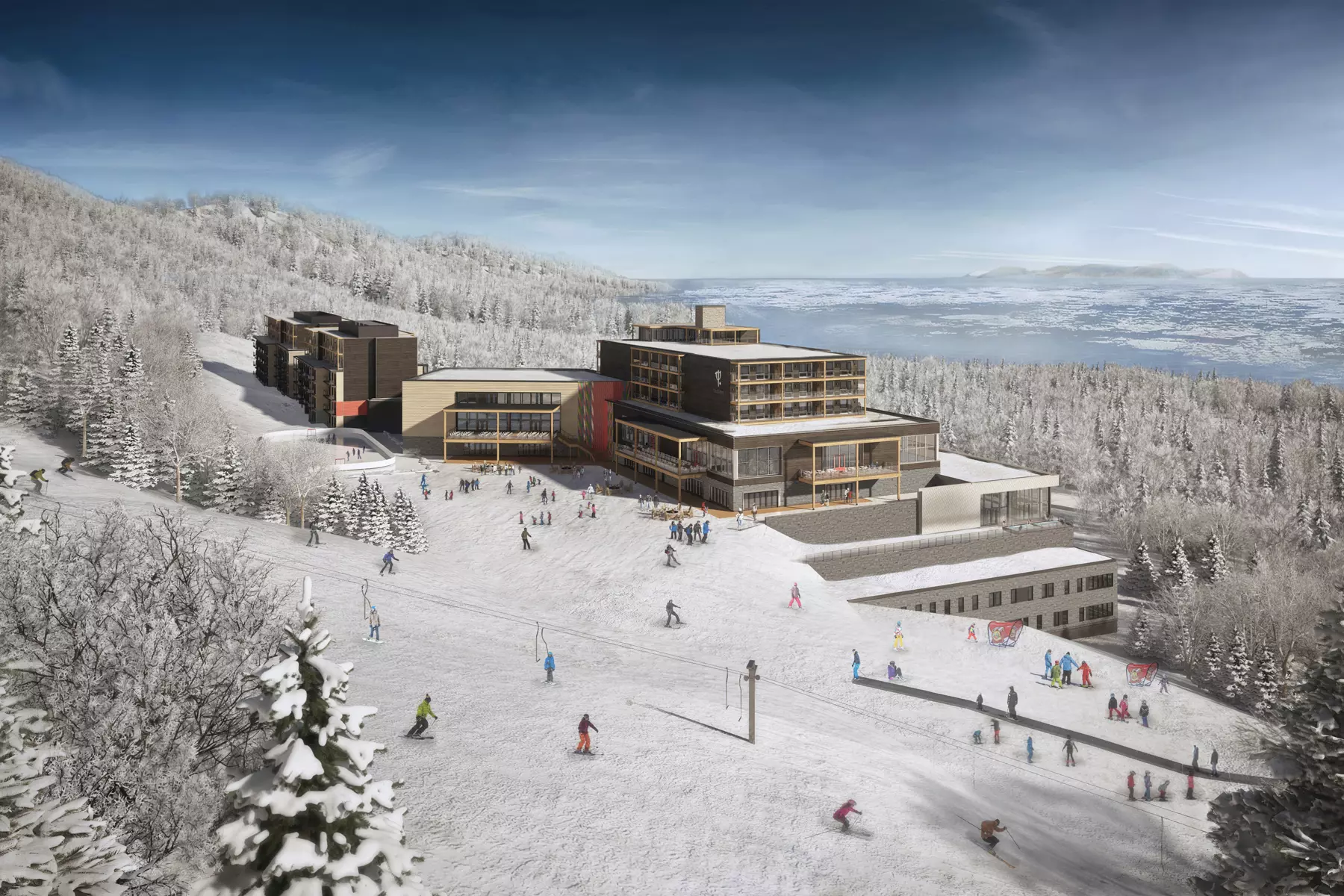 Renderings ntawm Club Med Ski Resort tau qhib hauv Canada