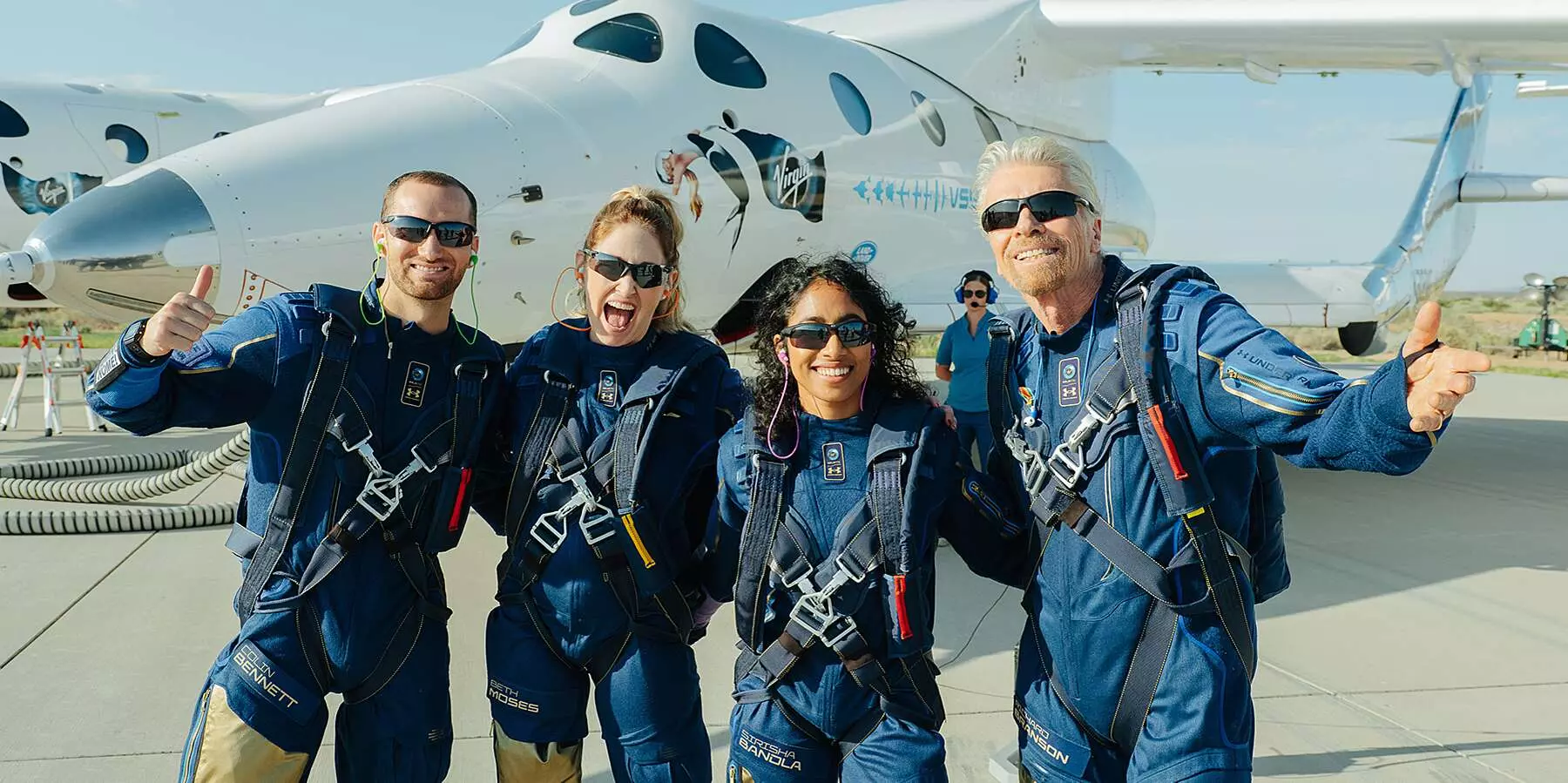 Dem Virgin Galactic säin erfollegräichen Testfluch - Mam Richard Branson u Bord - bréngt eis ee Schrëtt méi no beim Weltraumtourismus