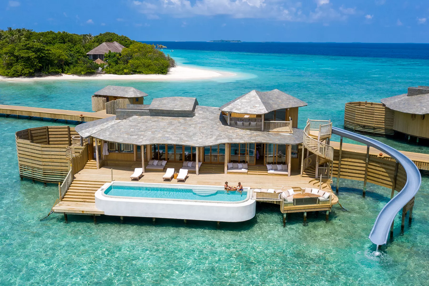 Soneva Fushi 1 dormitor Water Retreat cu tobogan