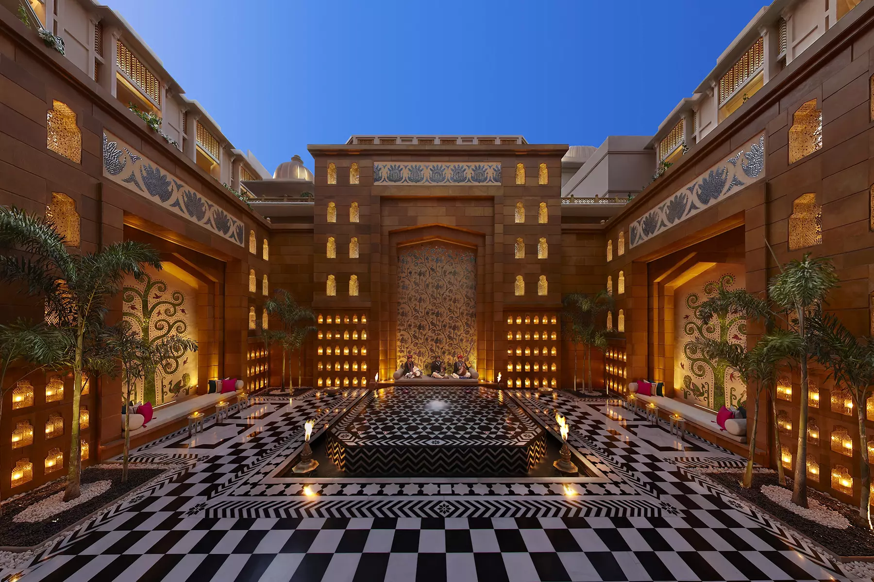 Leela Palace Udaipur Inner Courtyard