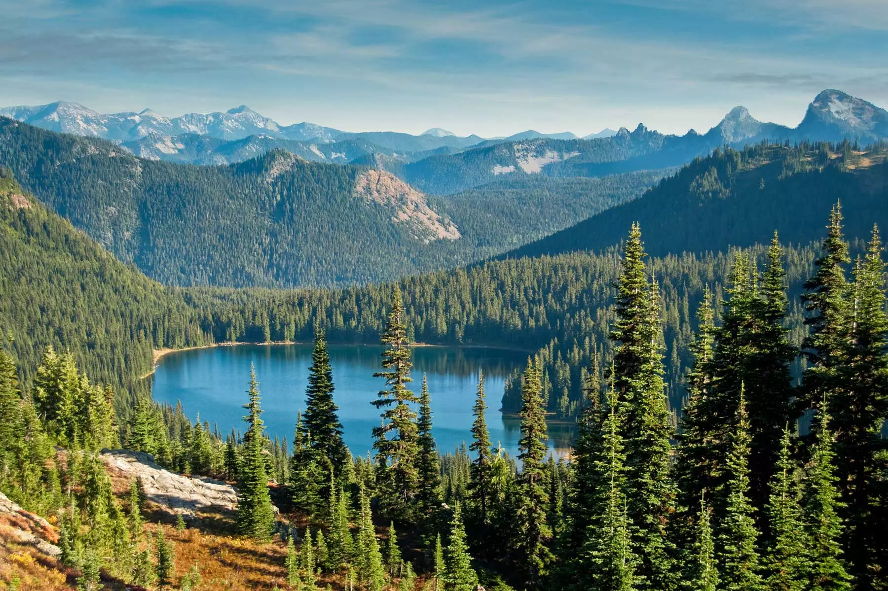 Lago Dewey desde Pacific Crest Trail