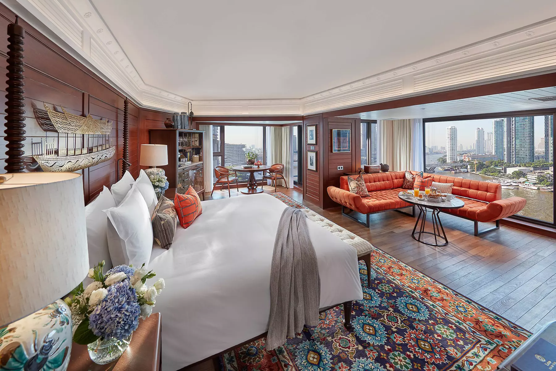 Mandarin Oriental Bangkok ríkis svefnherbergi