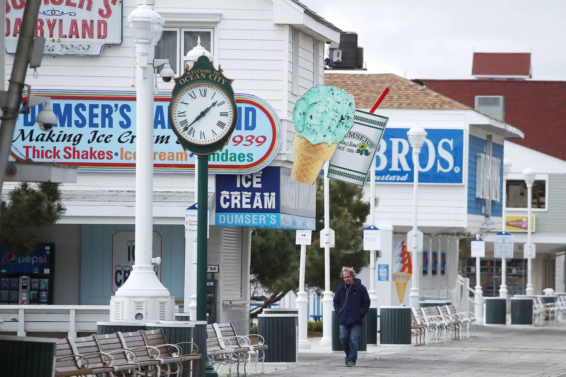 Ocean City, calçadão de Maryland