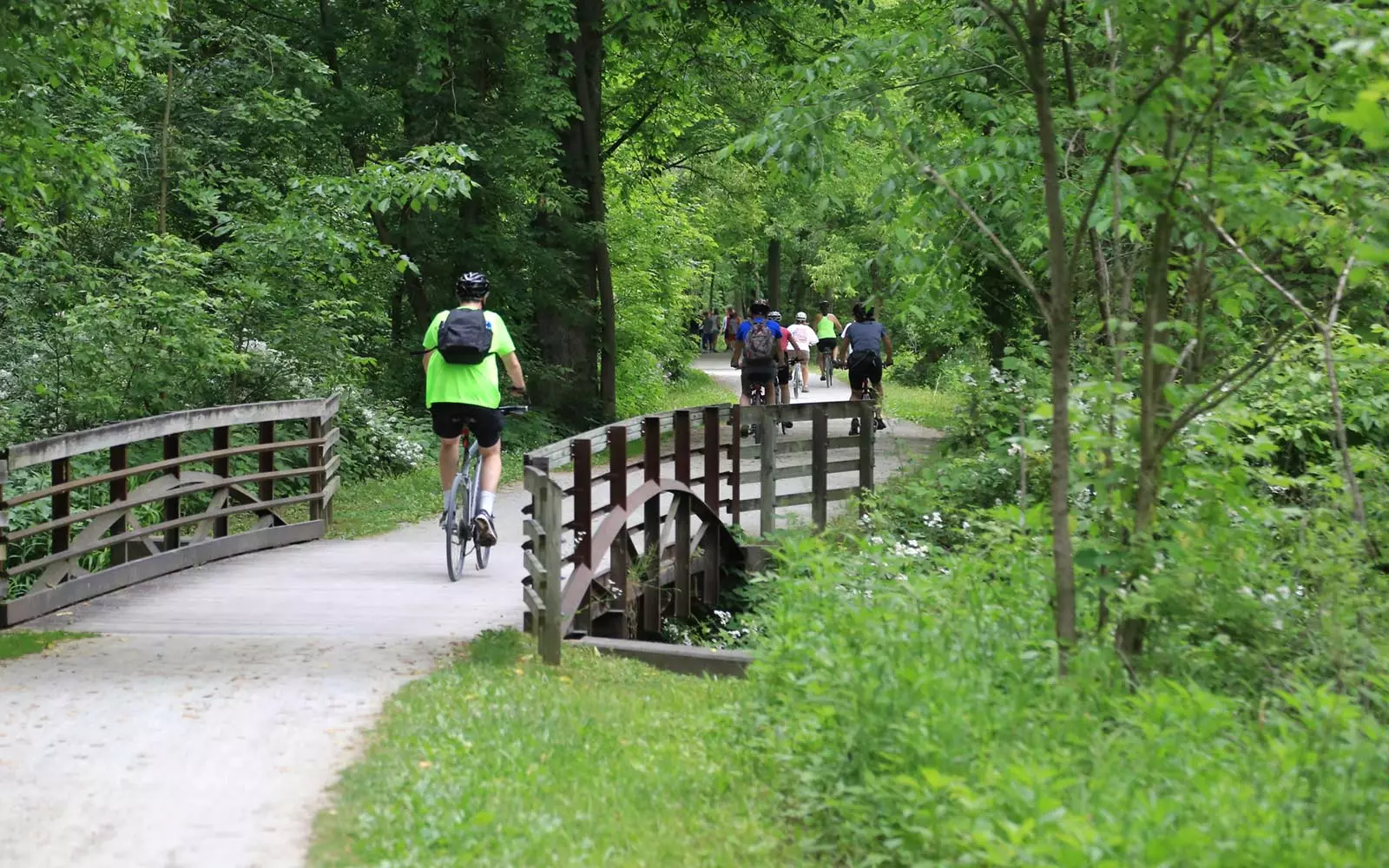 ອຸທະຍານແຫ່ງຊາດ Cuyahoga Valley, Ohio, ເສັ້ນທາງ Towpath, ລົດຖີບ