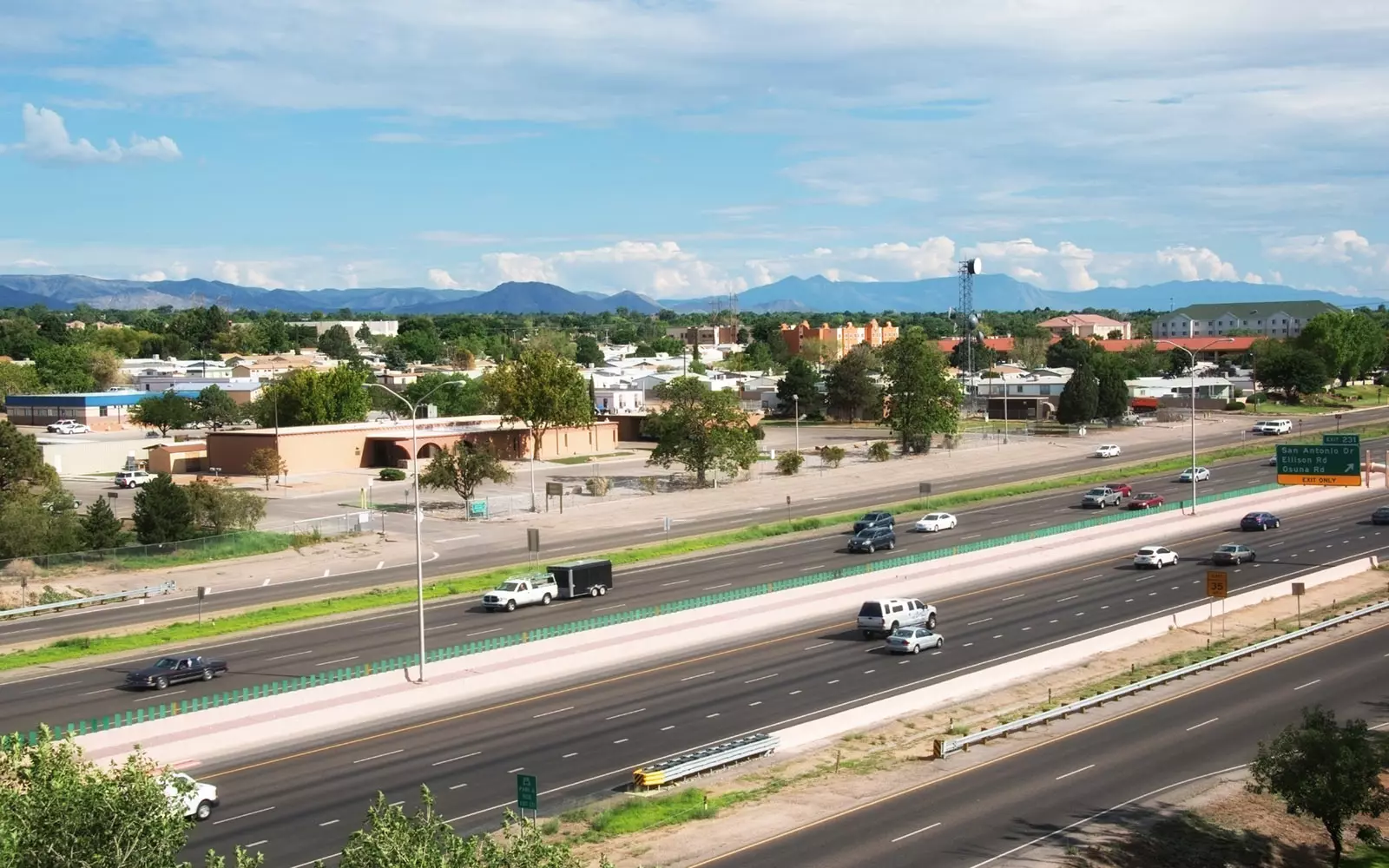 Pan-Amerika şossesi, Albuquerque, Nyu-Meksiko