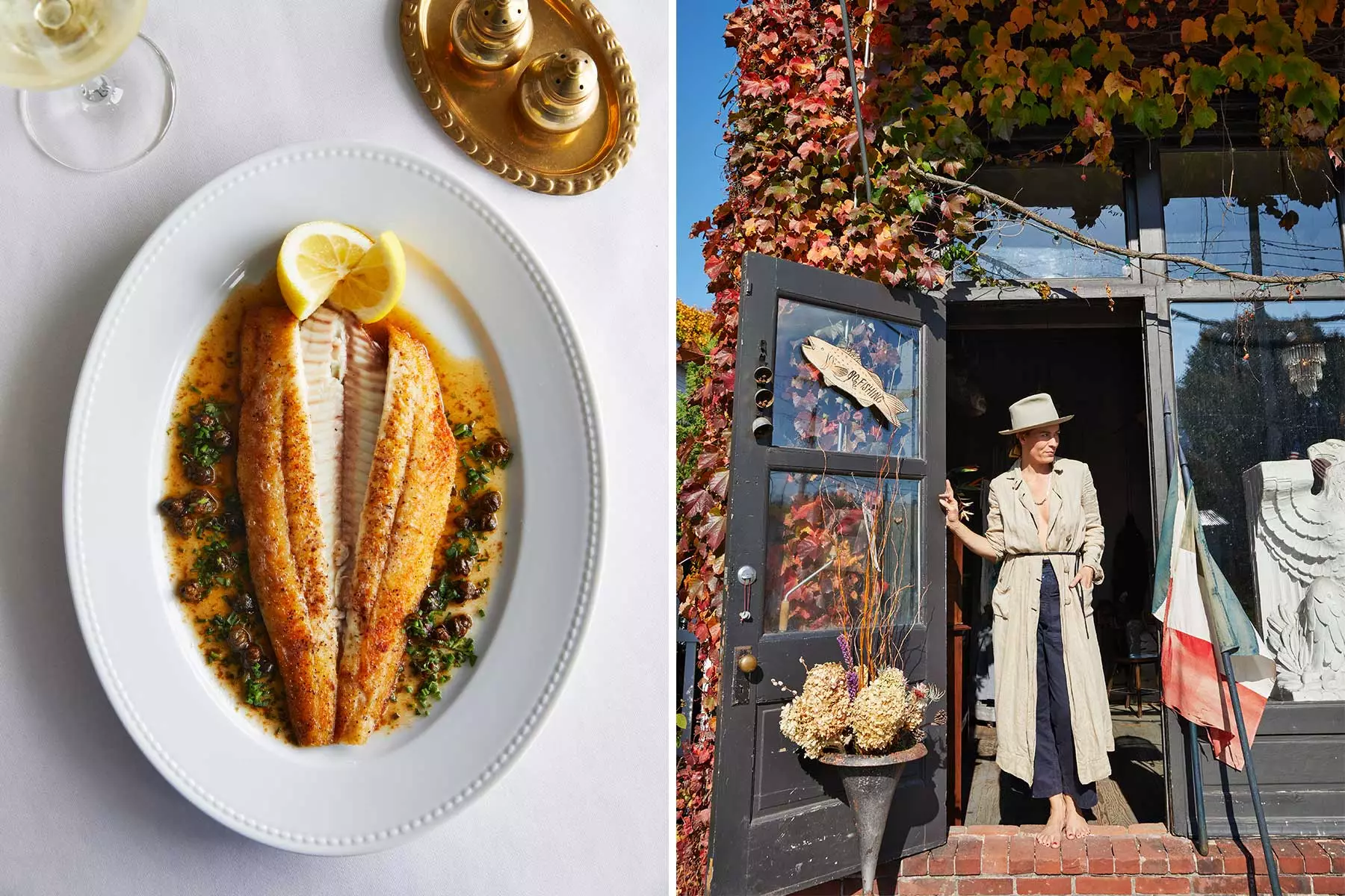 Scener från Catskills, inklusive Dover Sole i Kenos Hall, och Juliette Hermant i hennes butik i Narrowsburg