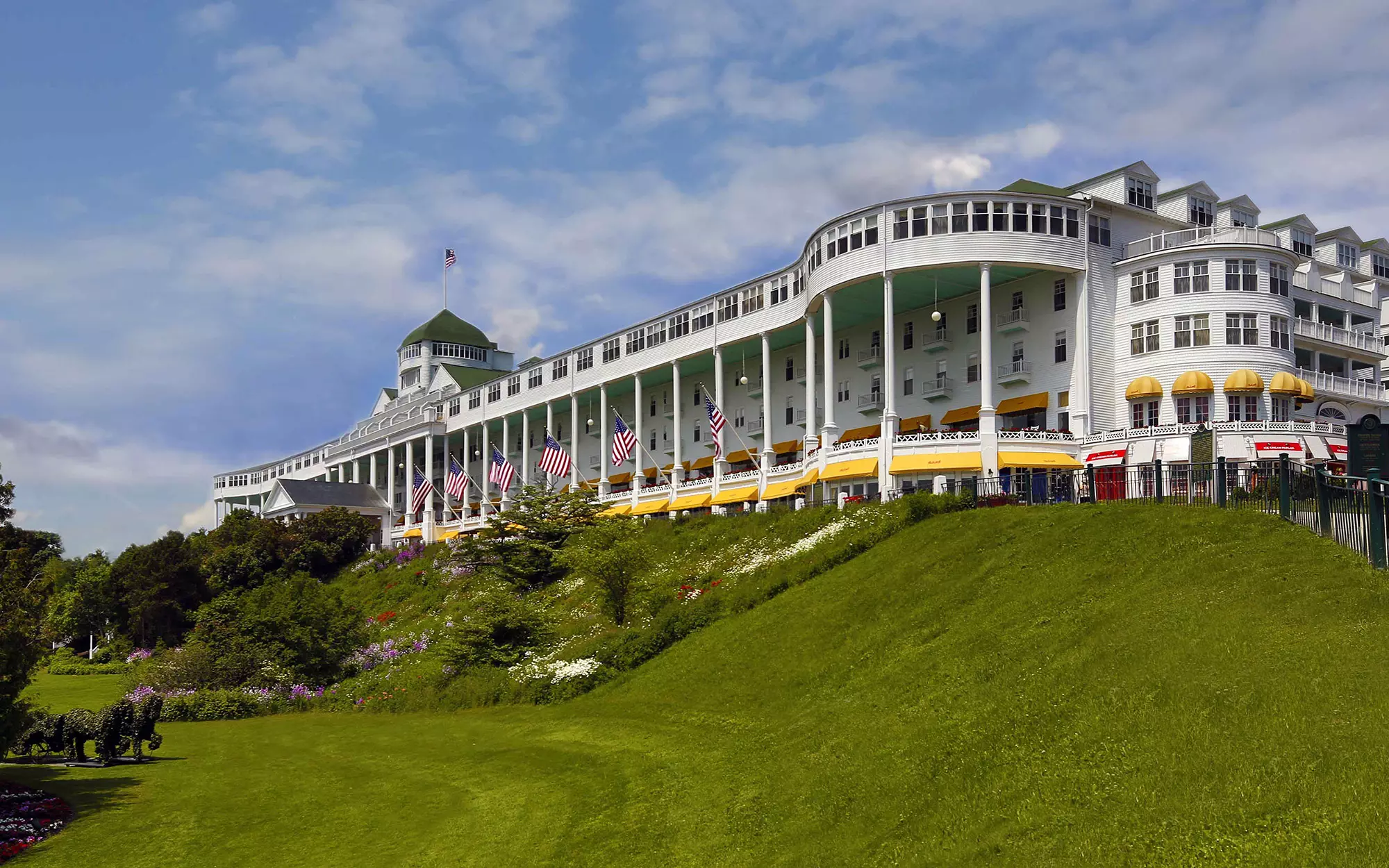 Meilleurs hôtels de plage familiaux au monde : 11 grand hôtel à Mackinac Island, Michigan