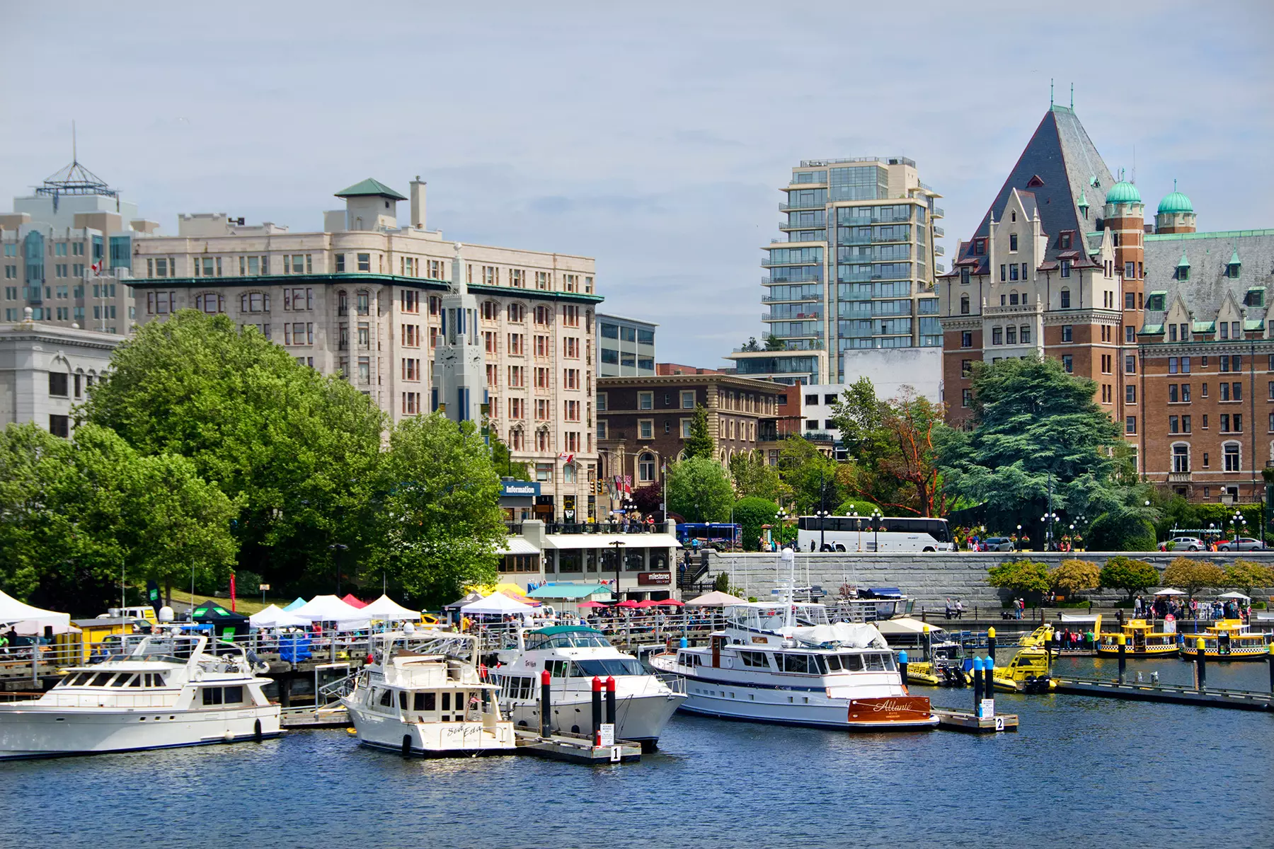 Port de Victoria pendant la journée