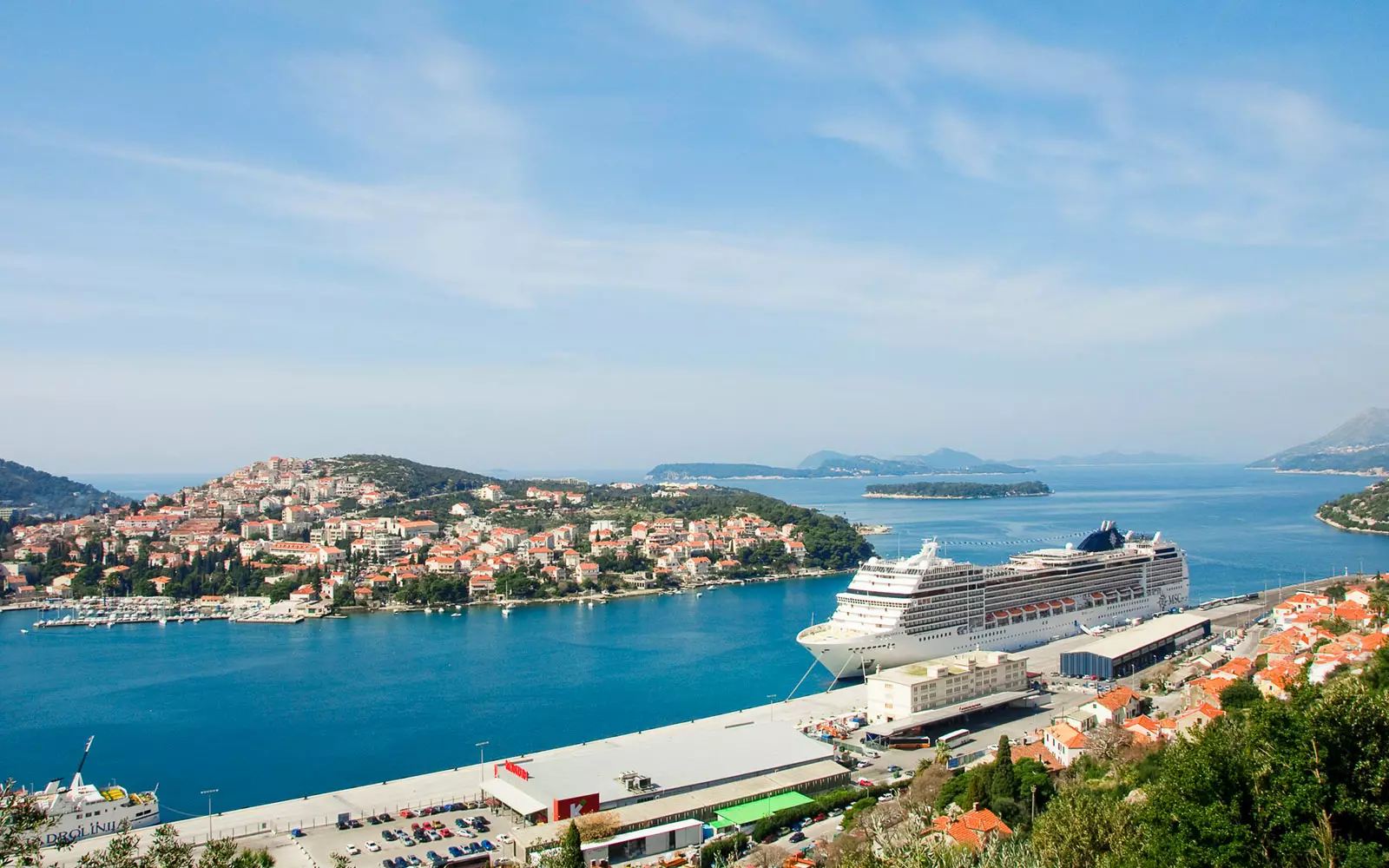 MSC Magnifica v Dubrovniku na Hrvaškem