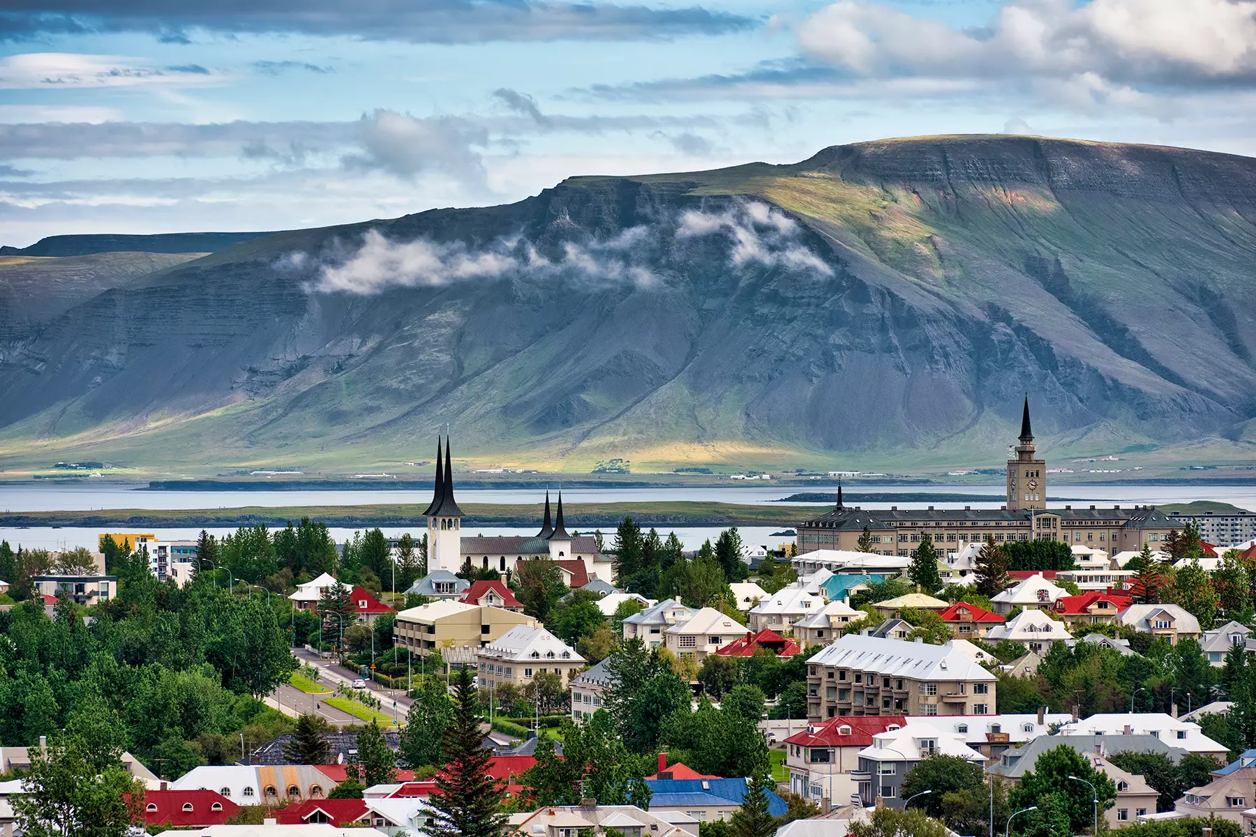 Babban kallo a fadin Reykjavik, Babban yanki, Iceland