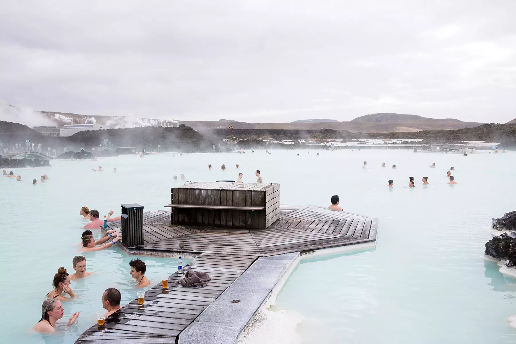 Những người ở Blue Lagoon, Iceland