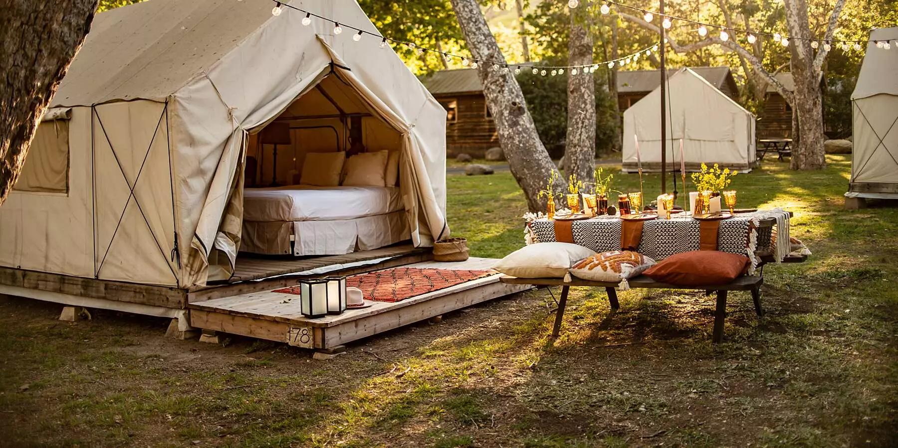 5 Under-the-radar Glamping Loka pikeun ragrag