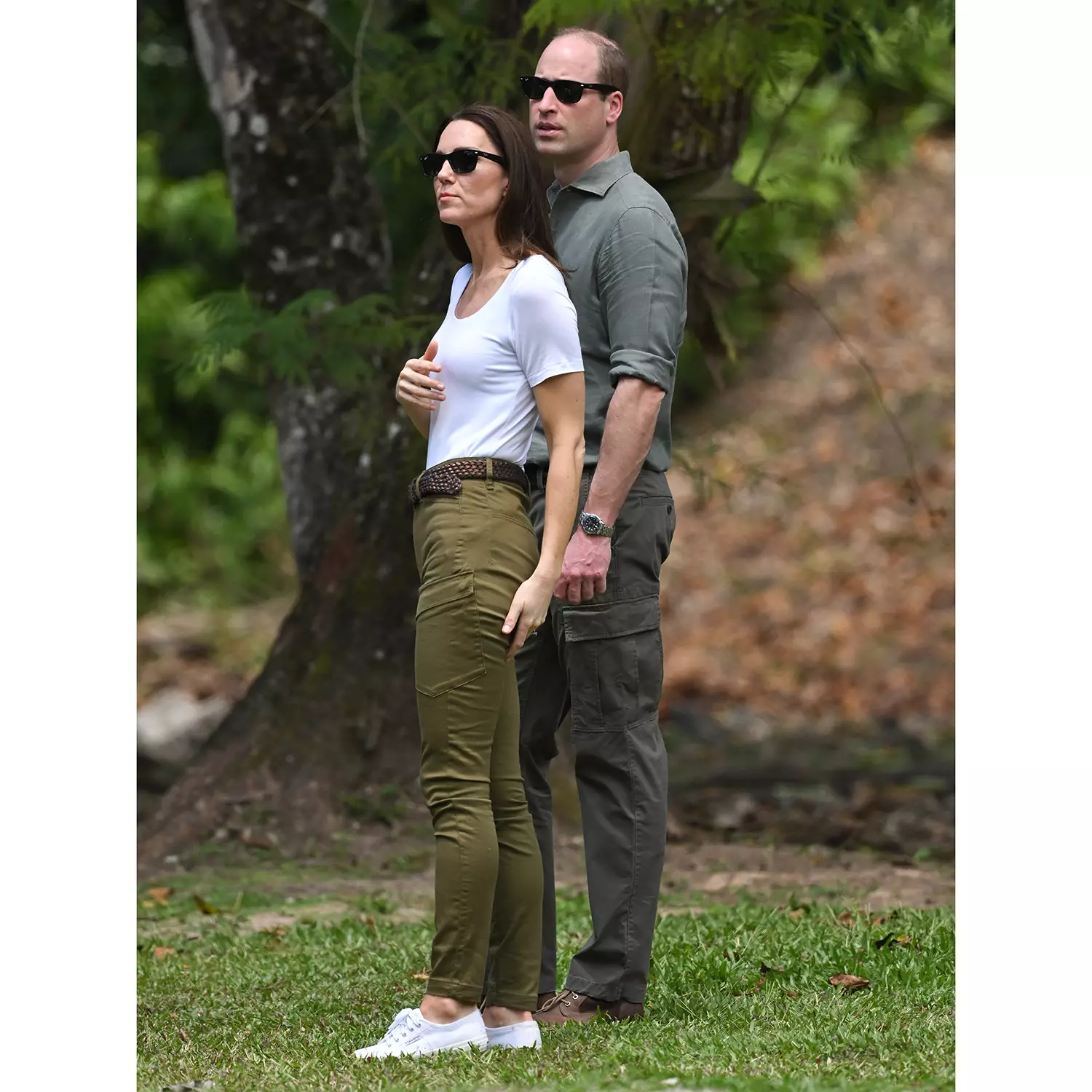 Kate Middleton și prințul William cu turneul lor