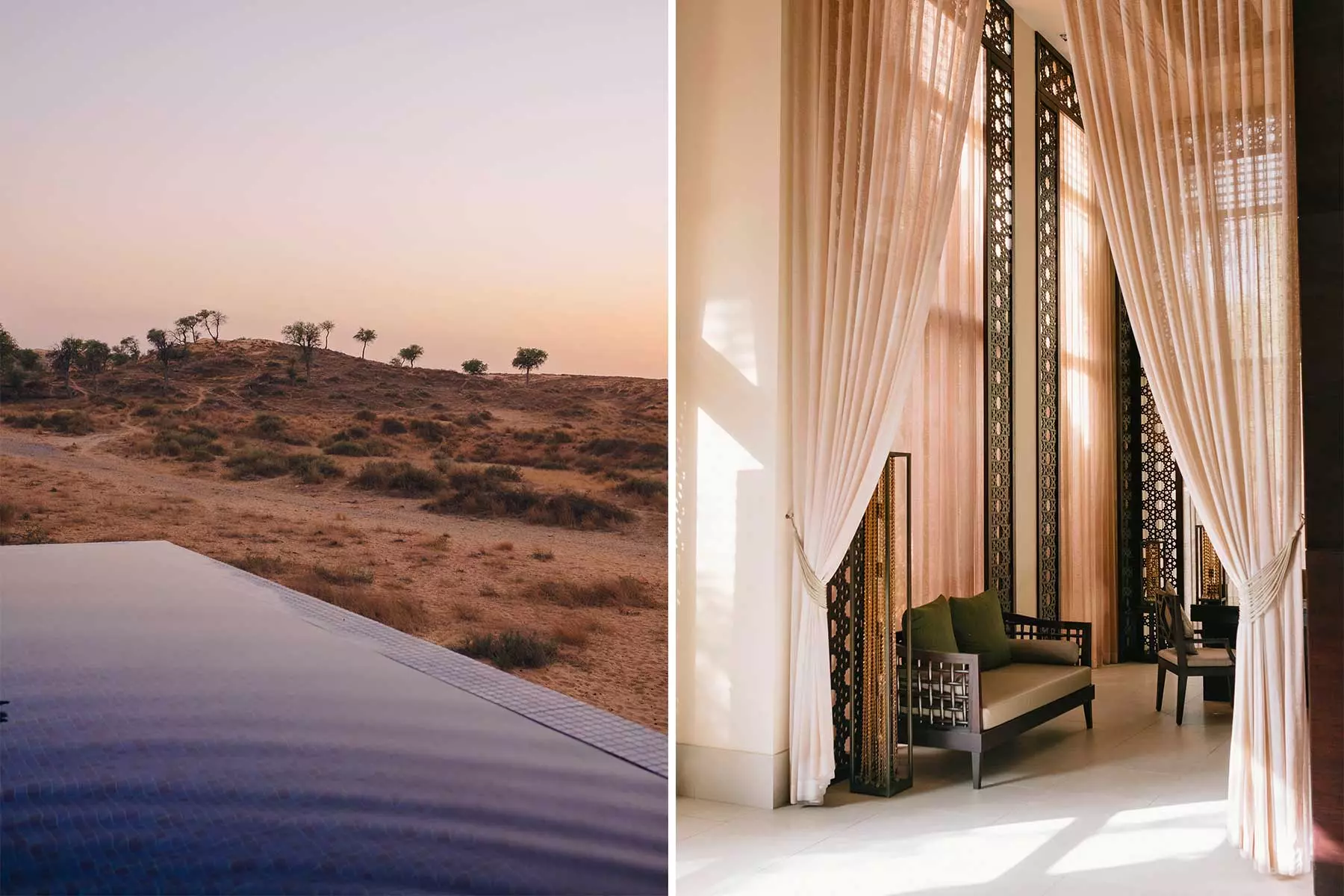 Barkadda iyo albaabka isbaashaalka ee Ritz-Carlton Ras Al Khaimah, Al Wadi Desert