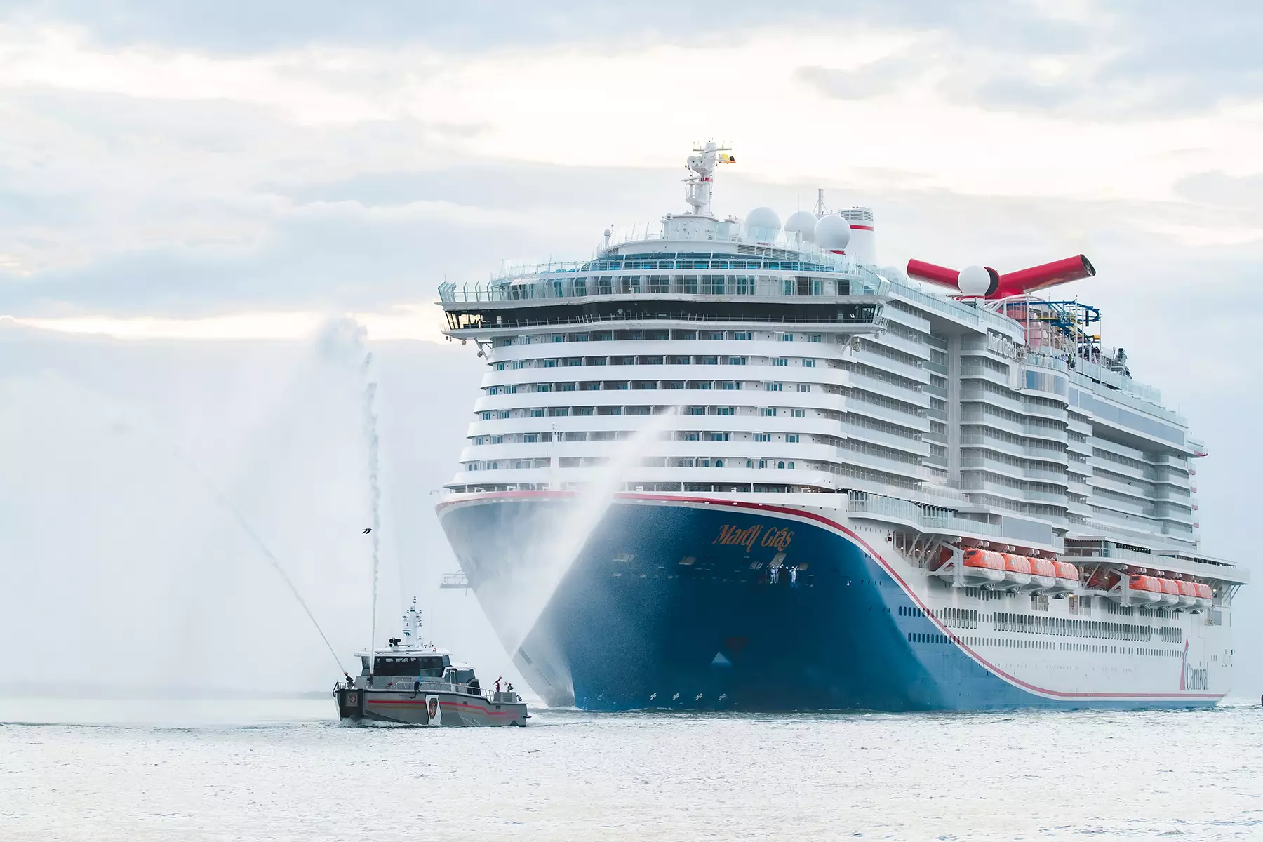 Het Mardi Gras-schip van Carnival Cruise Line