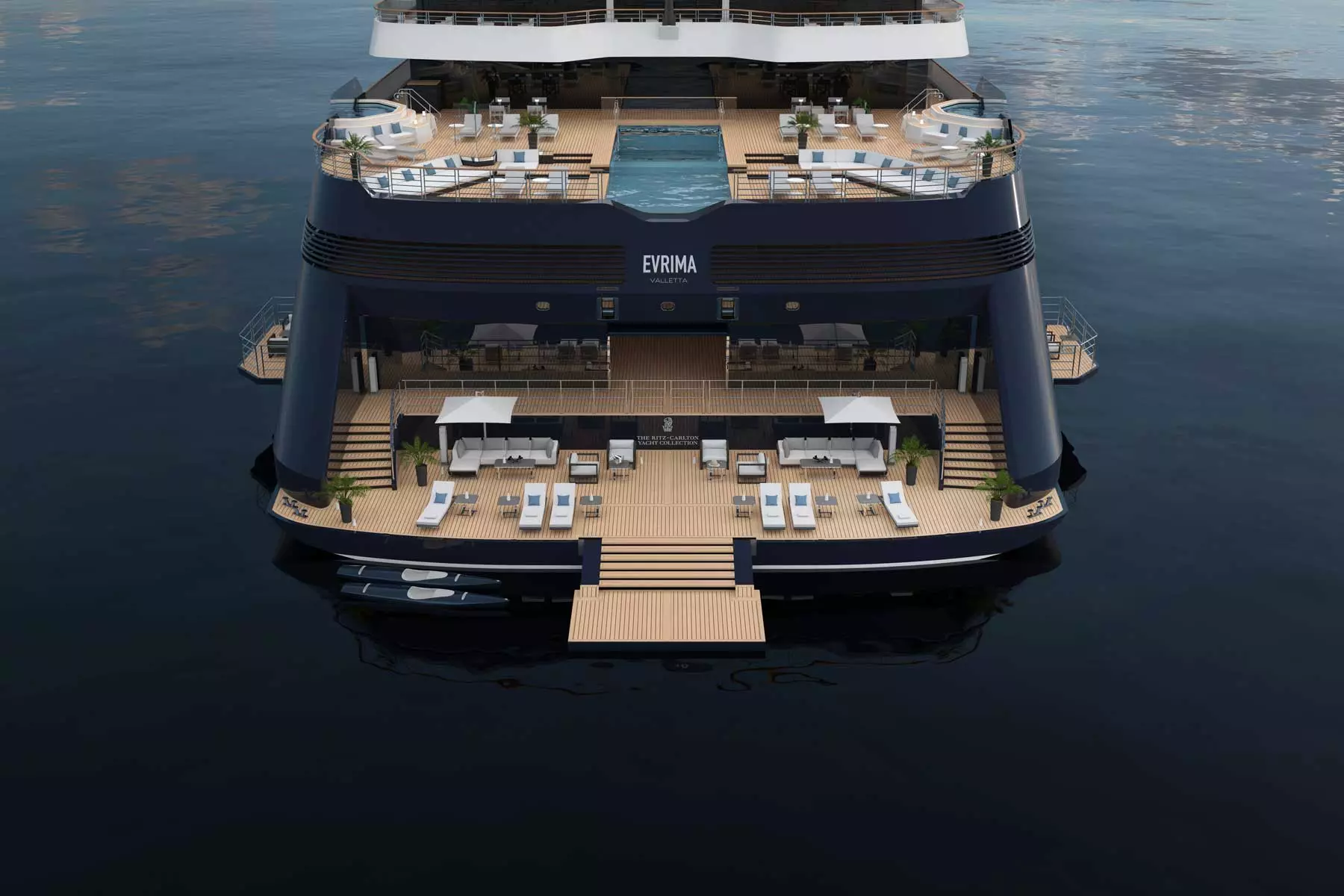 Rendering ta 'The Ritz-Carlton Yacht Collection Evrima