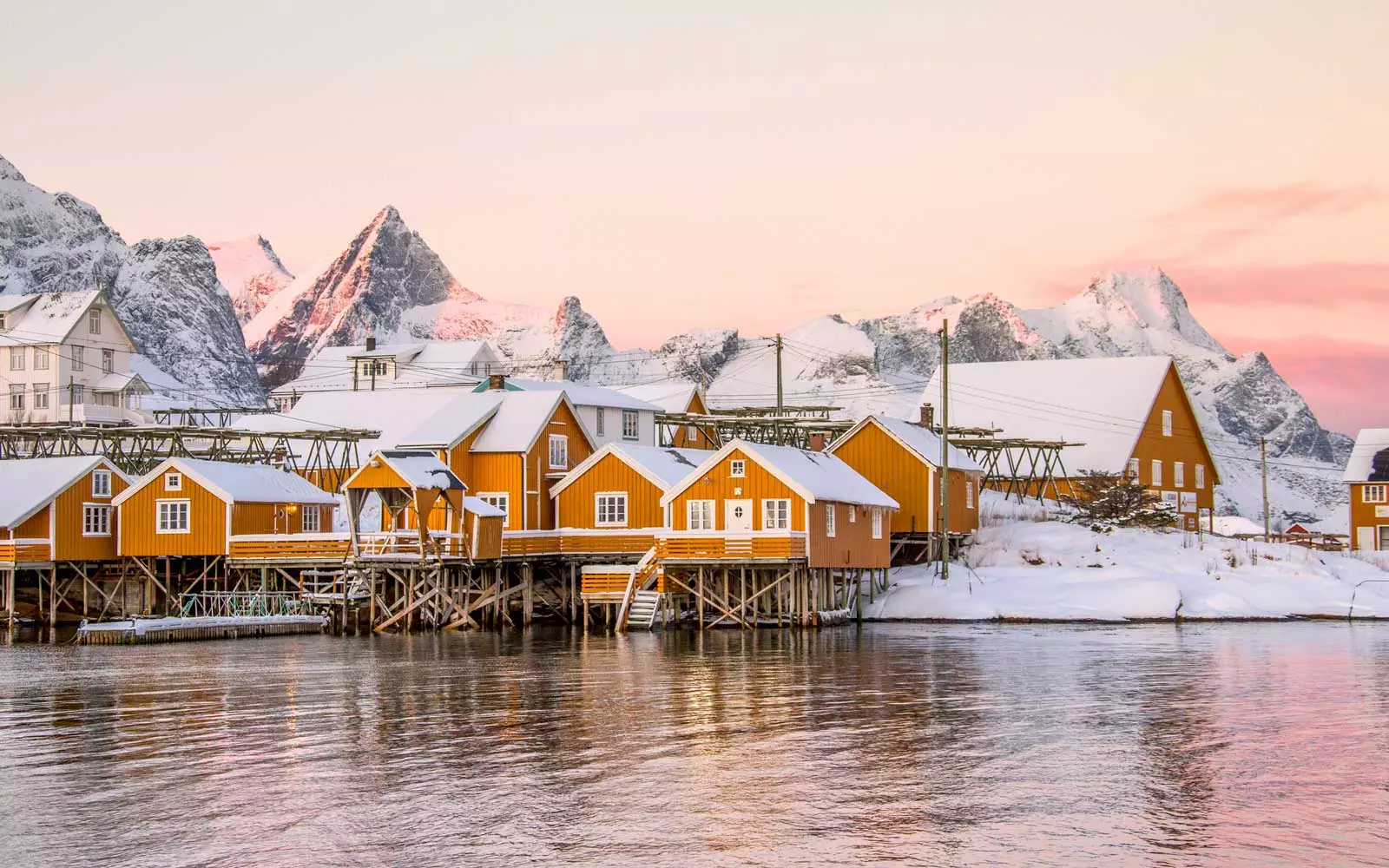 Norvēģija, Lofotu salas, Nordlande, Reine