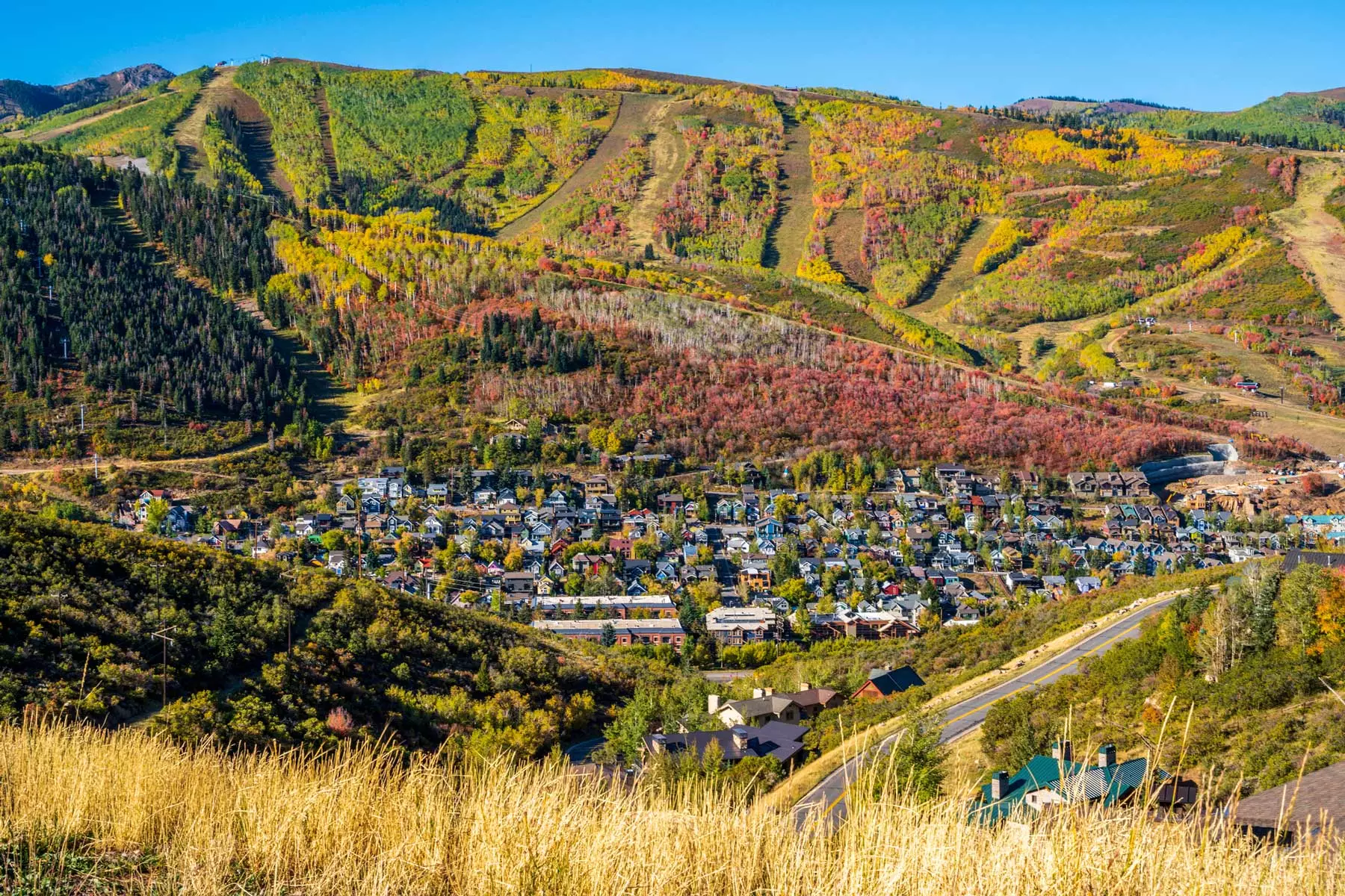 Park City, Utah na podzim