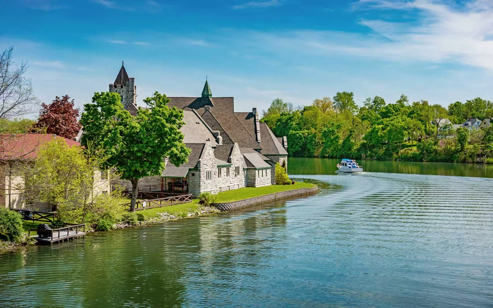 Seneca Falls New York Eyaletindeki Cayuga-Seneca Kanalı