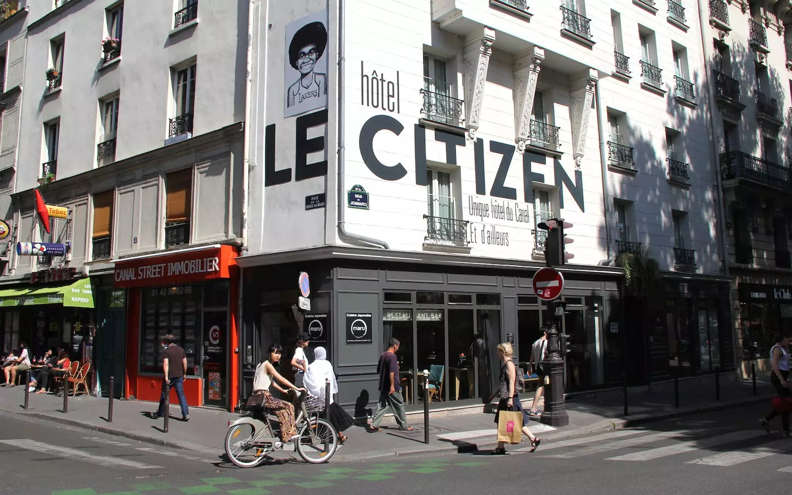 Exterior de Le Citizen, en París Canal St Martin