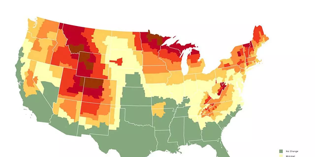 Le mephu iya kukuxelela xa iLizwe lakho lizakubetha iPeak Fall Foliage