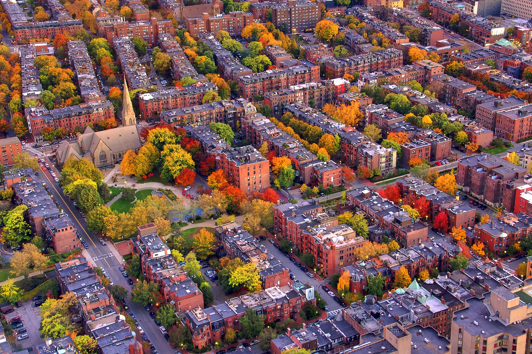 Boston Backbay Falls litir.