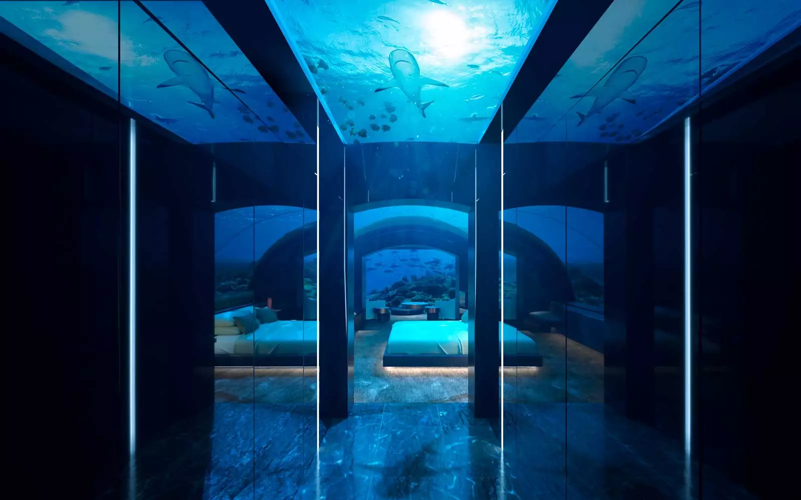 Conrad Maldives oo ku yaal Undersea Villa