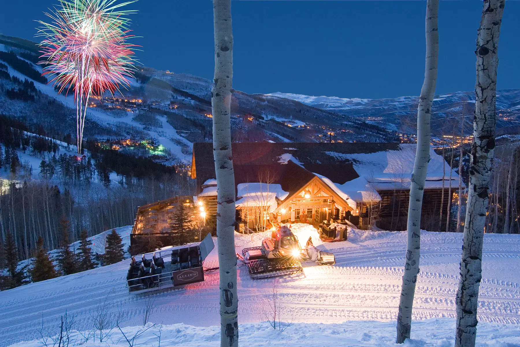 Allie's Cabin Exterior In Beaver Creek, CO.