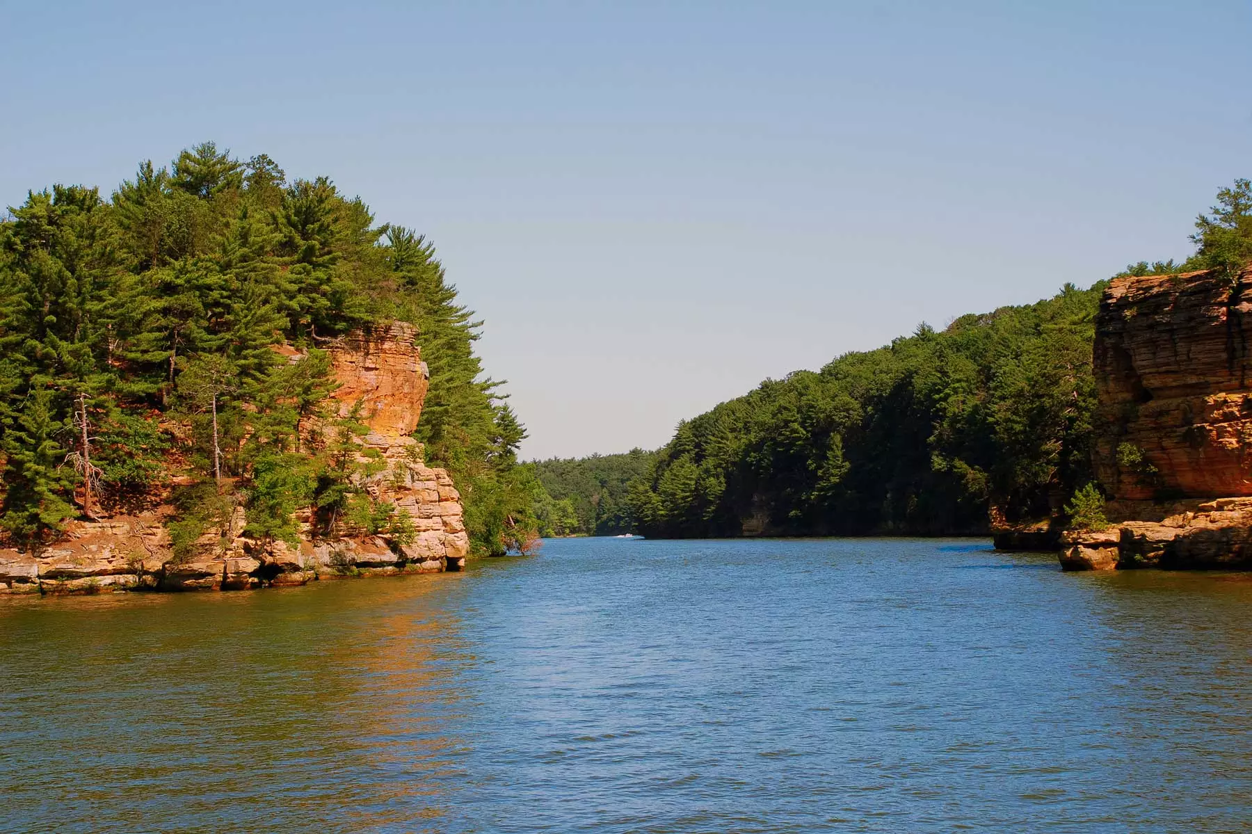 Wisconsin River nær Wisconsin Dells