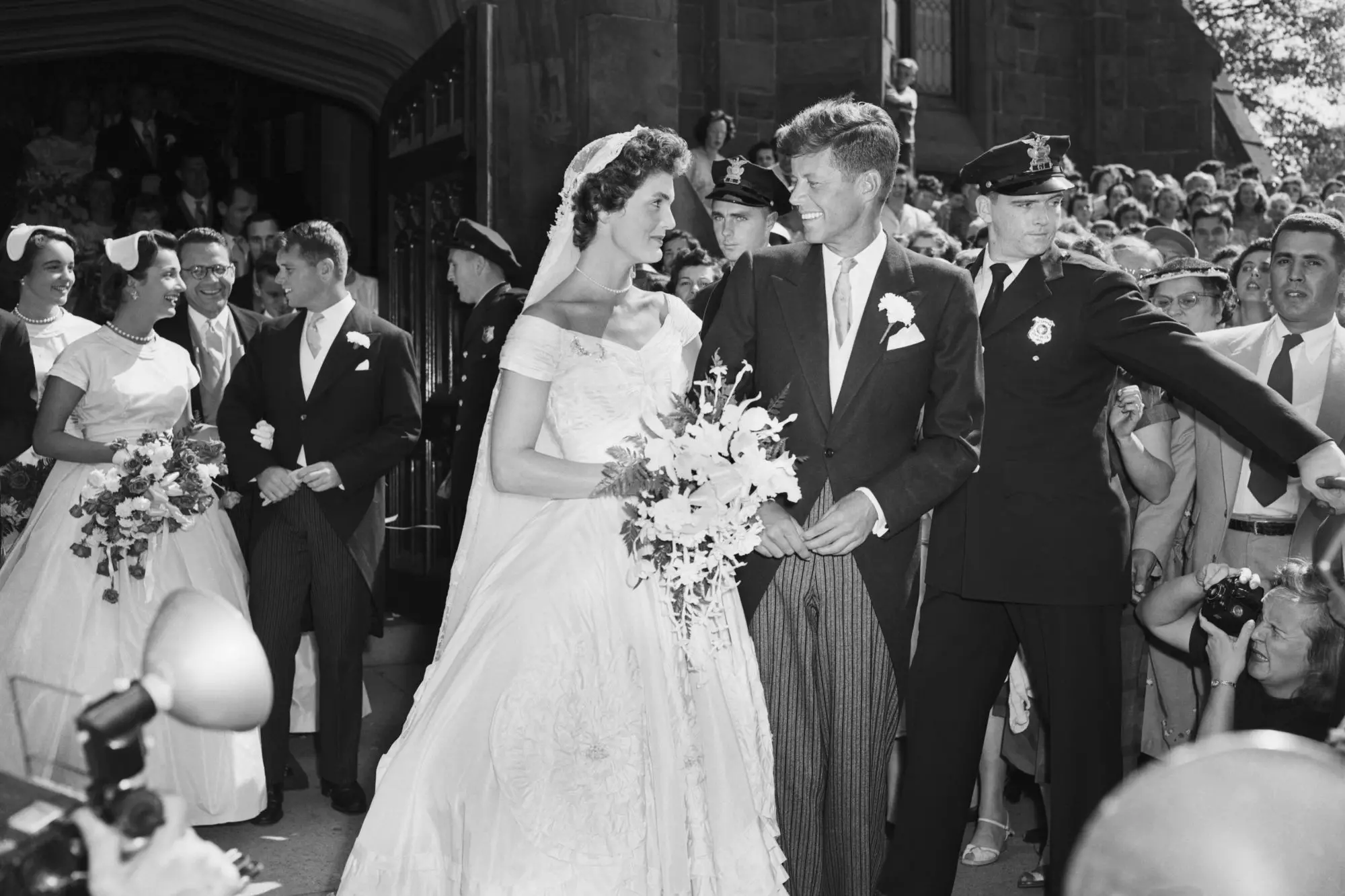 Il giorno del matrimonio di John F. Kennedy e Jackie Kennedy