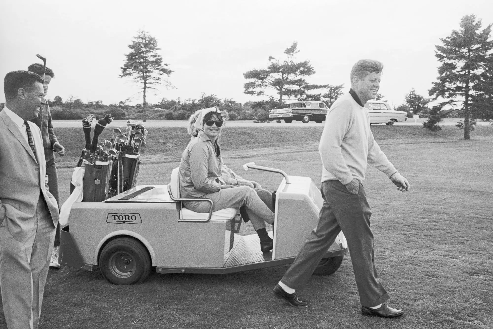 JFK e Jackie Kennedy al Newport Country Club.