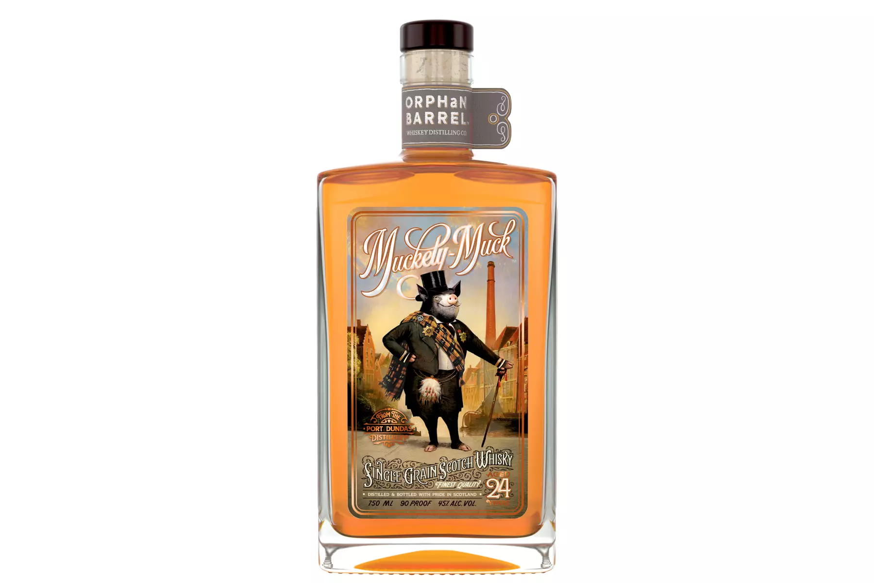 Flixkun ta' Muckety-Muck single grain Scotch Whisky