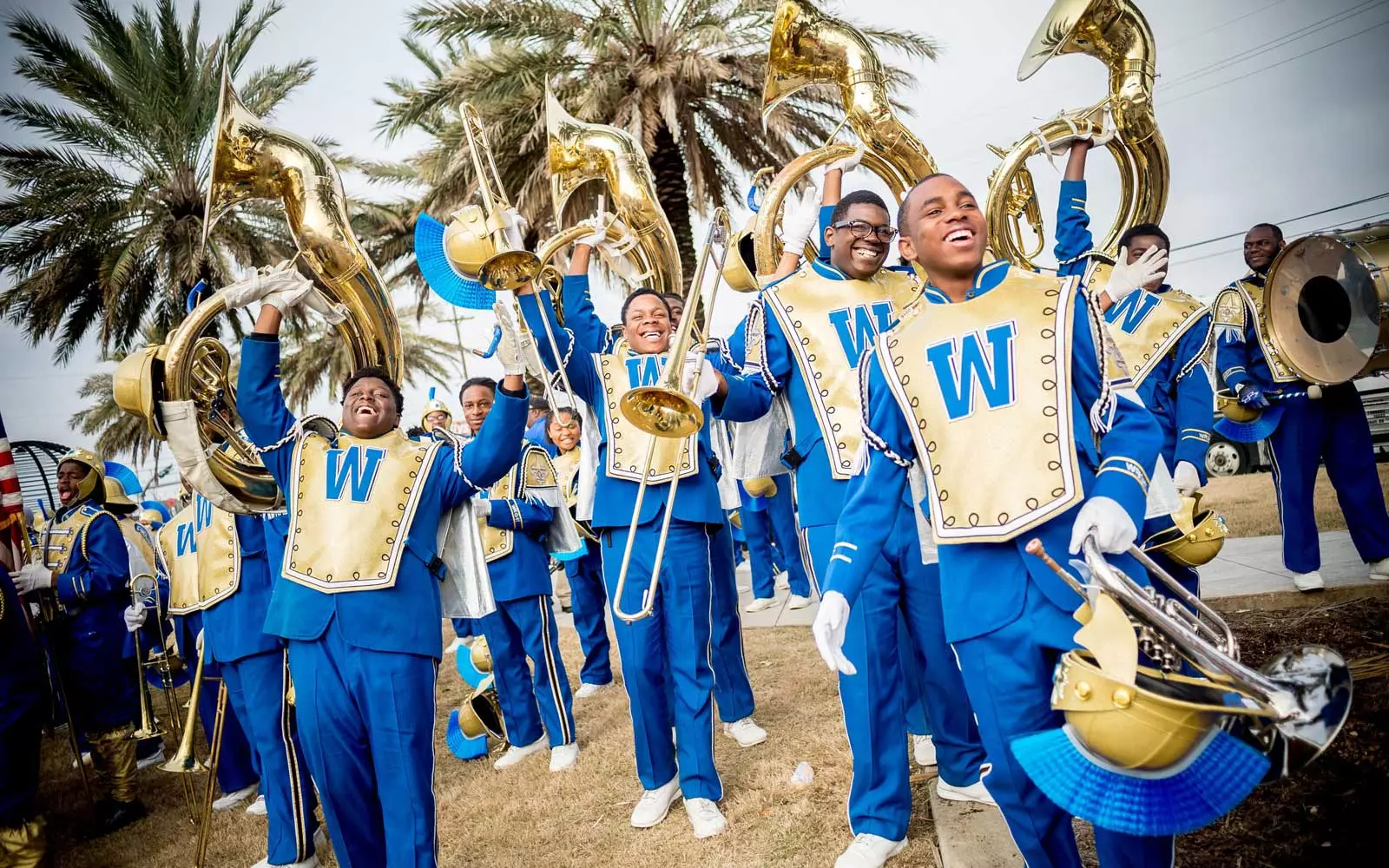 La Zulua Parado rezultas sur la stratoj de Nov-Orleano dum Mardi Gras Day, la 13-an de februaro 2018.