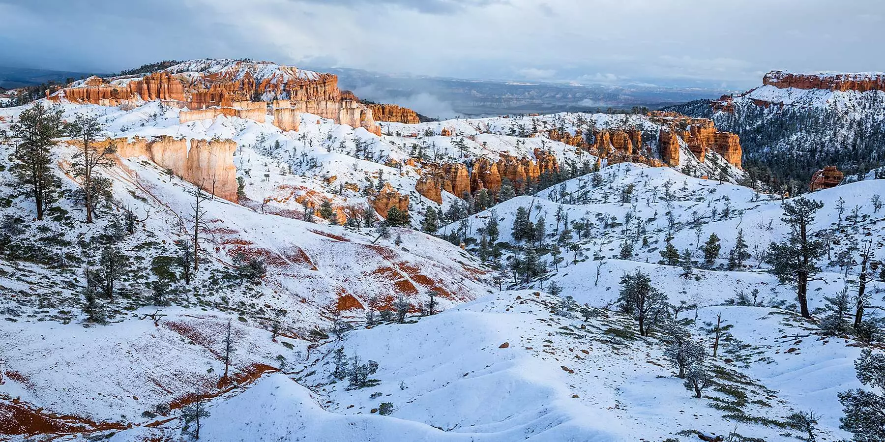 Cedar Breaks në Utah sjell turne me udhëzime me këpucë dëbore