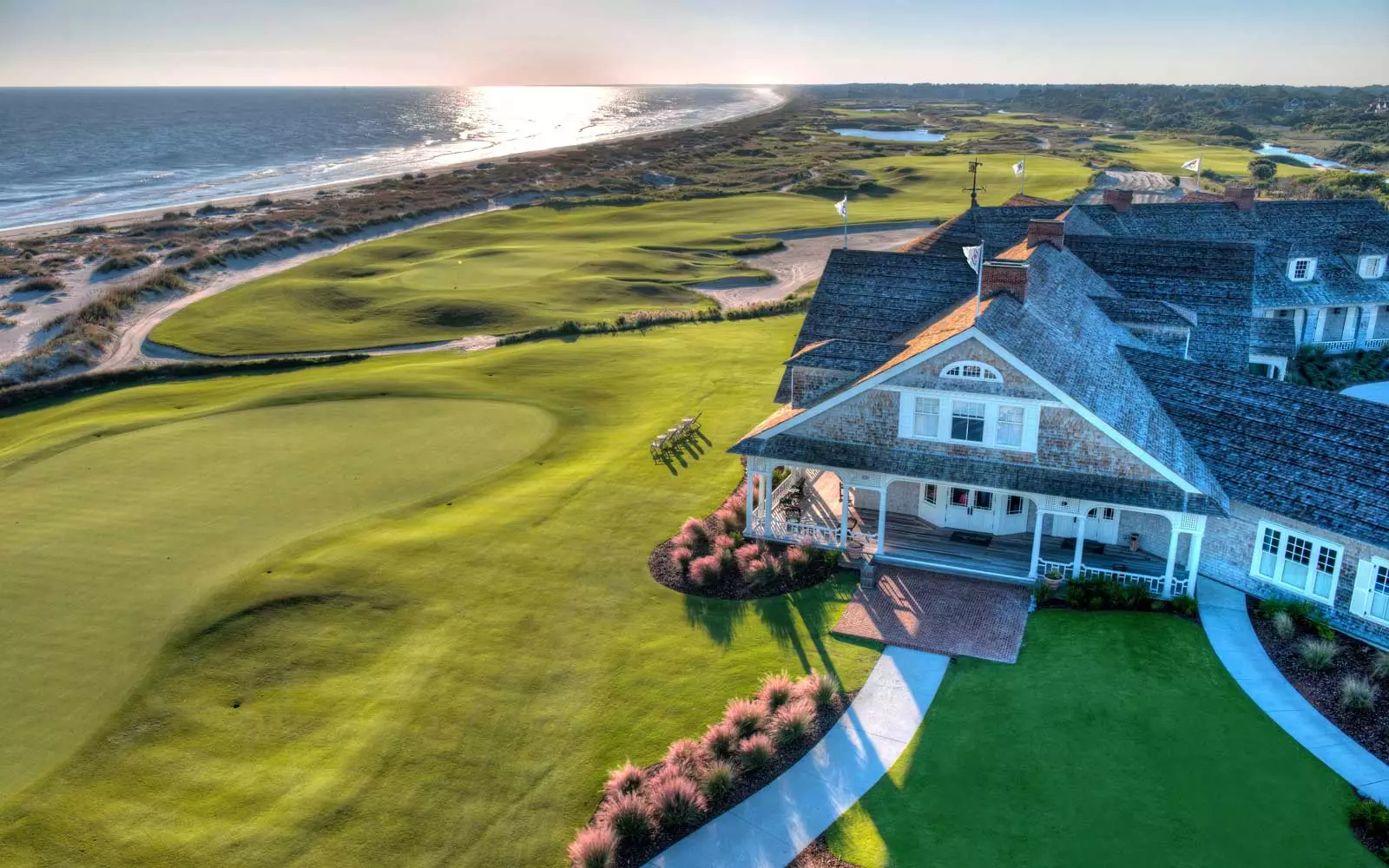 រន្ធទី 18 នៅ The Ocean Course កោះ Kiawah